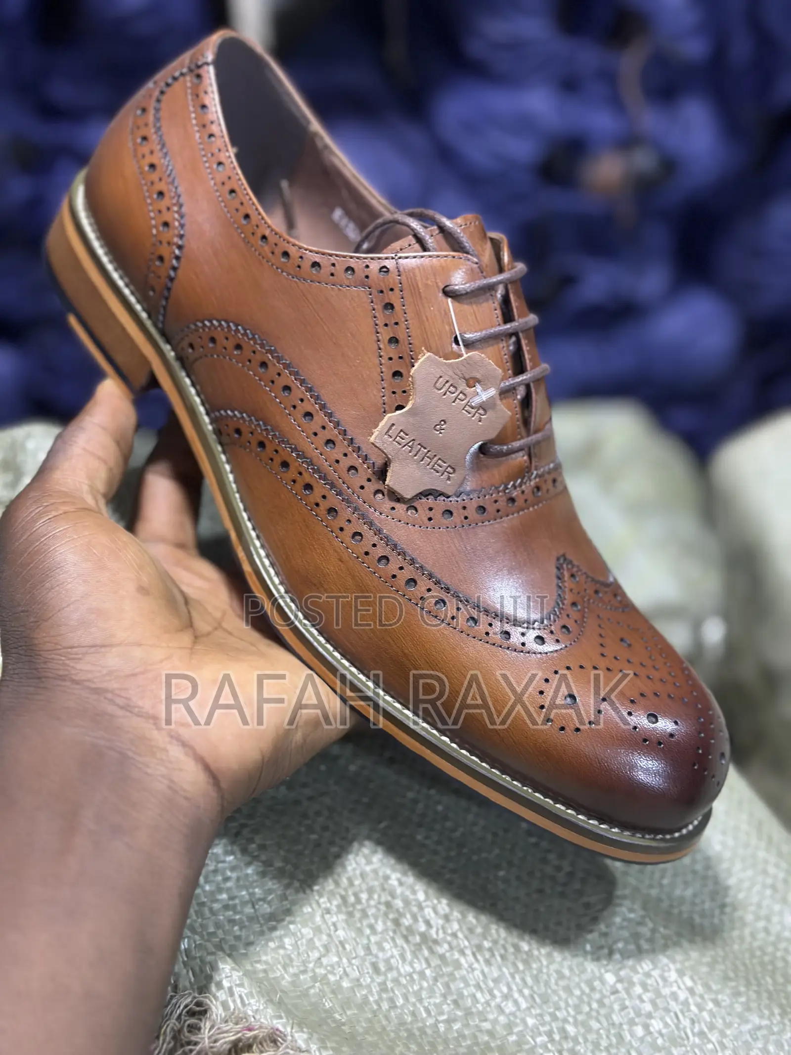 Men’S Brown Franco Banetti Oxford Leather Shoes in Central Division ...