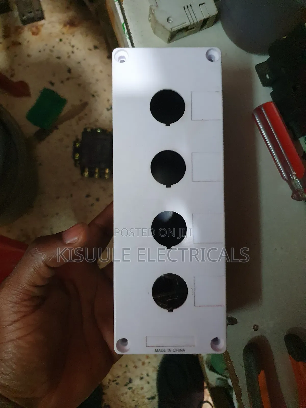 3 Hole Button Box 22mm, 1hole, 2hole, 4hole in Central Division ...