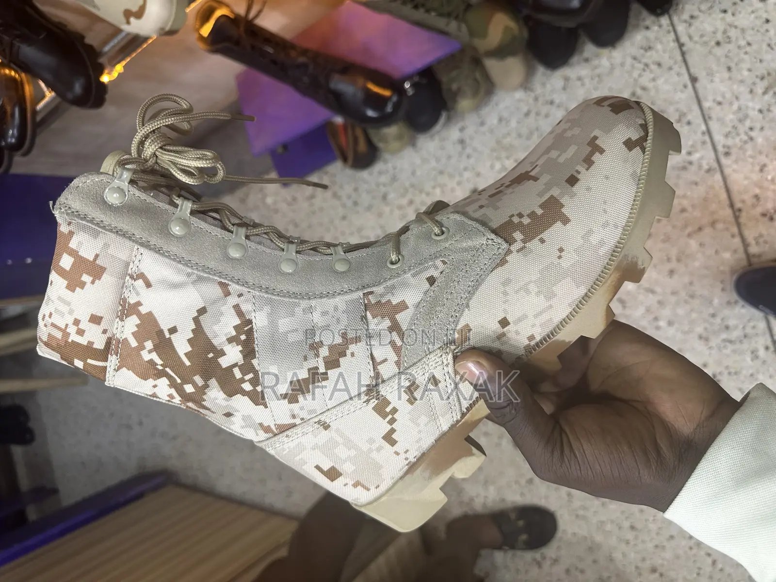 Original Men’S Camouflage Army Tactical Desert Boots in Central ...