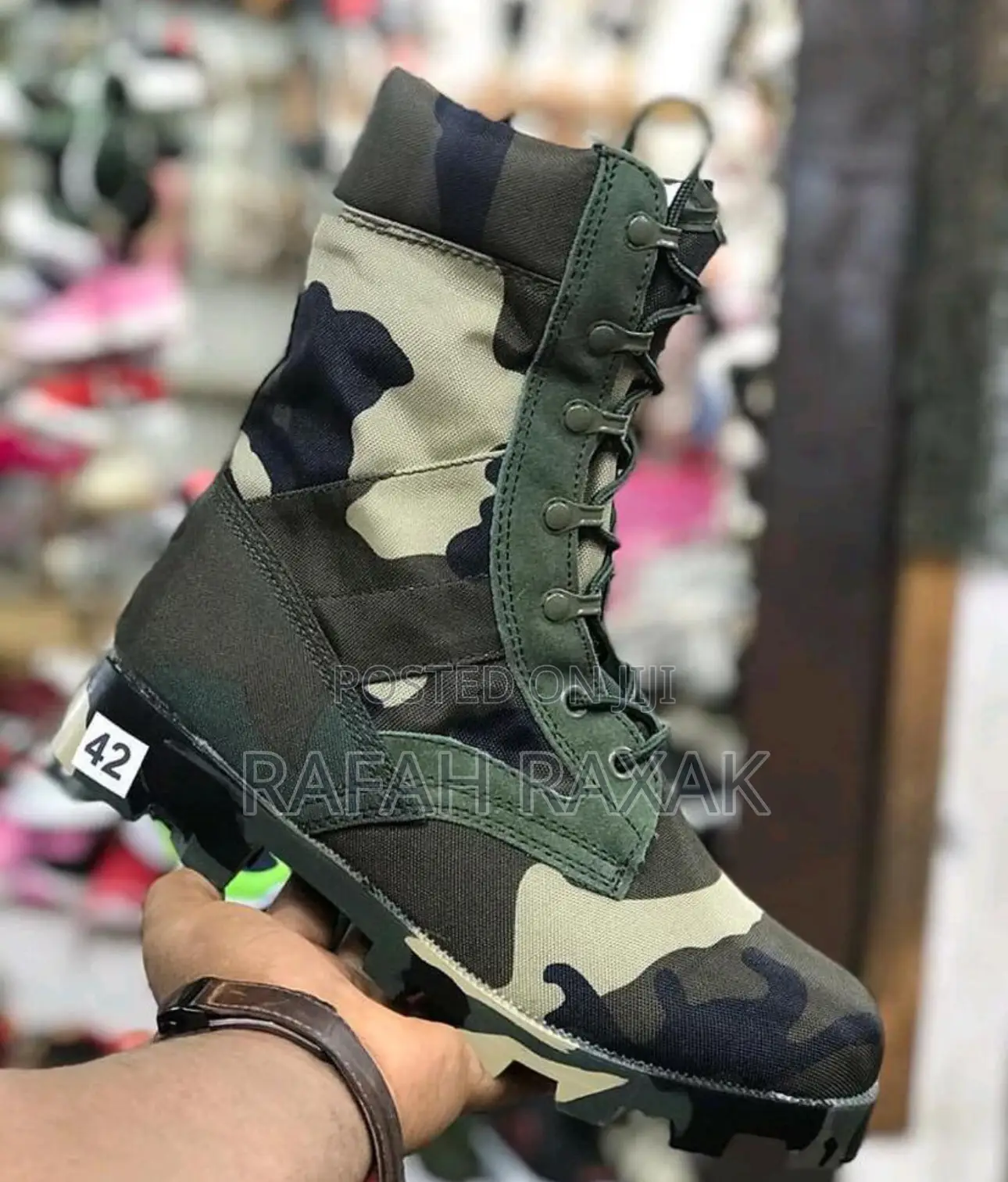 Men’S Siwar Camouflage Military Tactical Desert Boots in Central ...