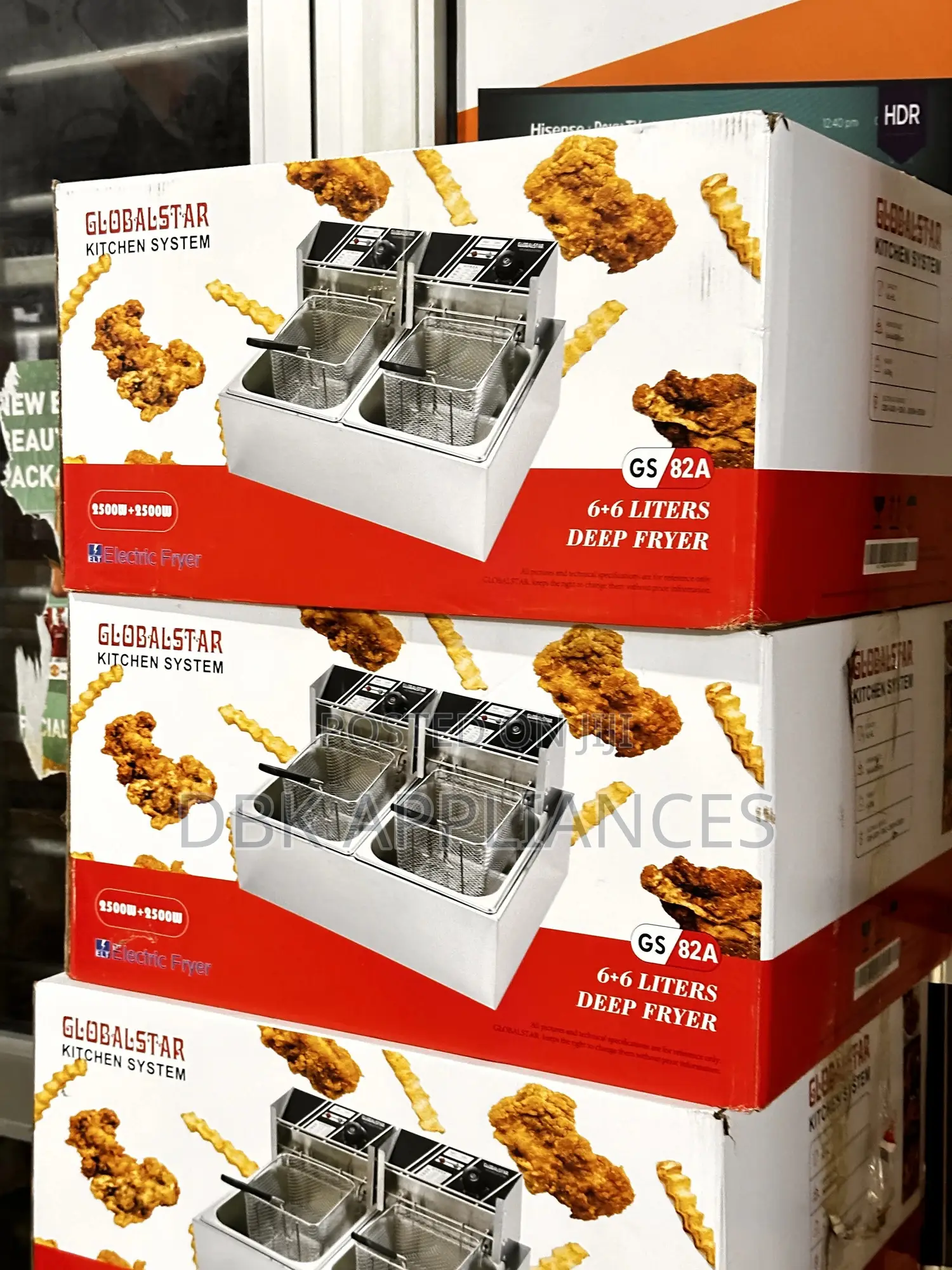 Global Star Deep Fryer 6*6l Gs 82a in Central Division - Kitchen ...