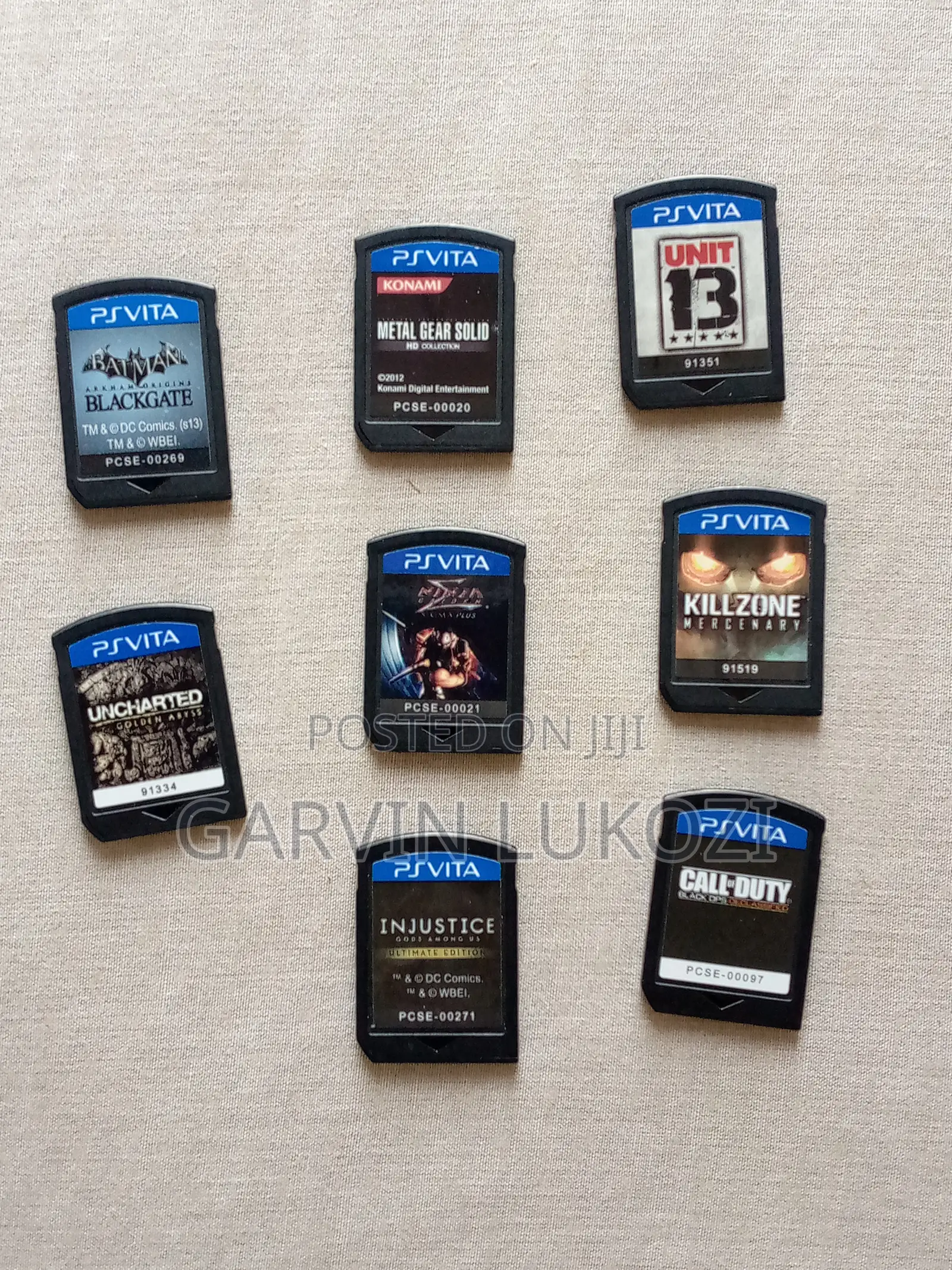 Original Ps Vita Game Cartridges - Top Titles (Metal Gear, Uncharted ...