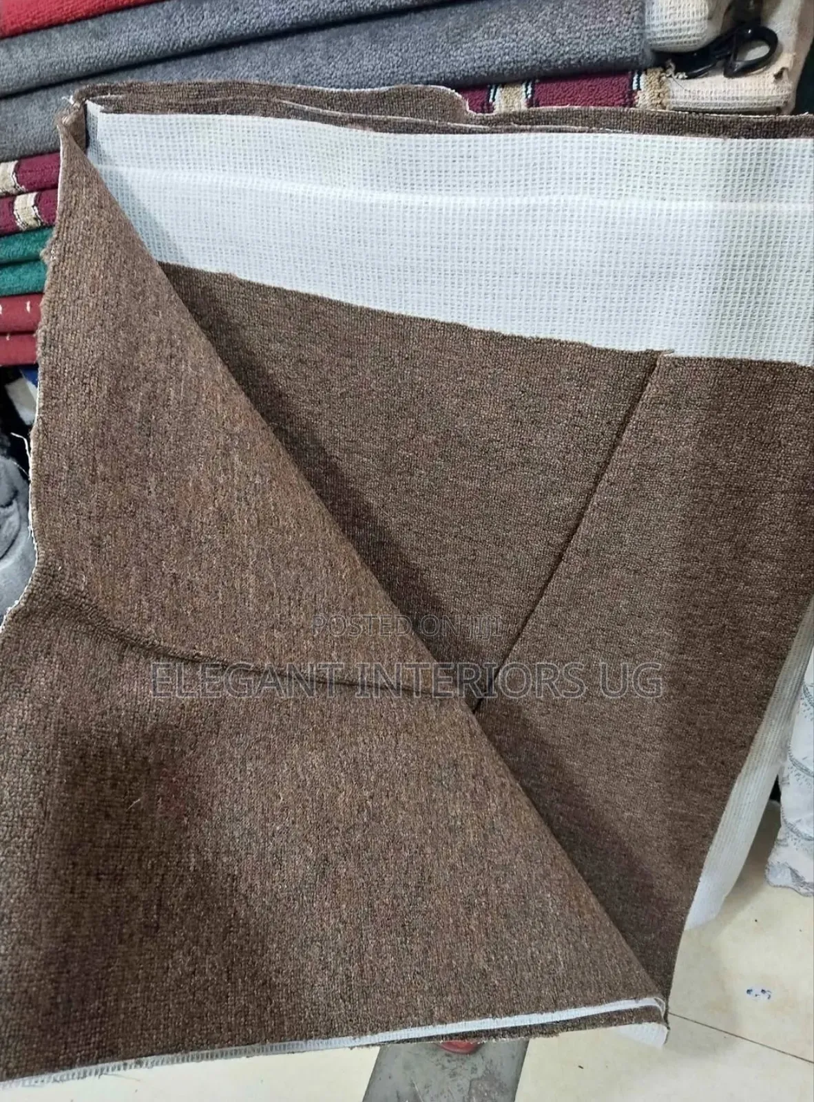 Elegant Brown Woolen Carpets Used in Saloons Shops and Mosques in ...