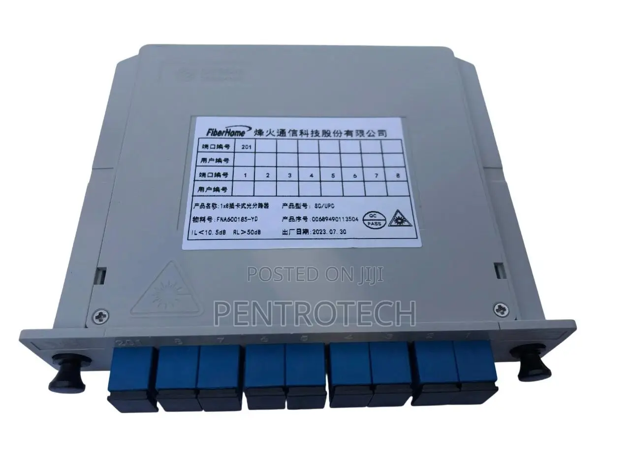 Optical Fiber Splitter FTTH PLC Splitter Box 1-8 Sc Upc Cassette in ...