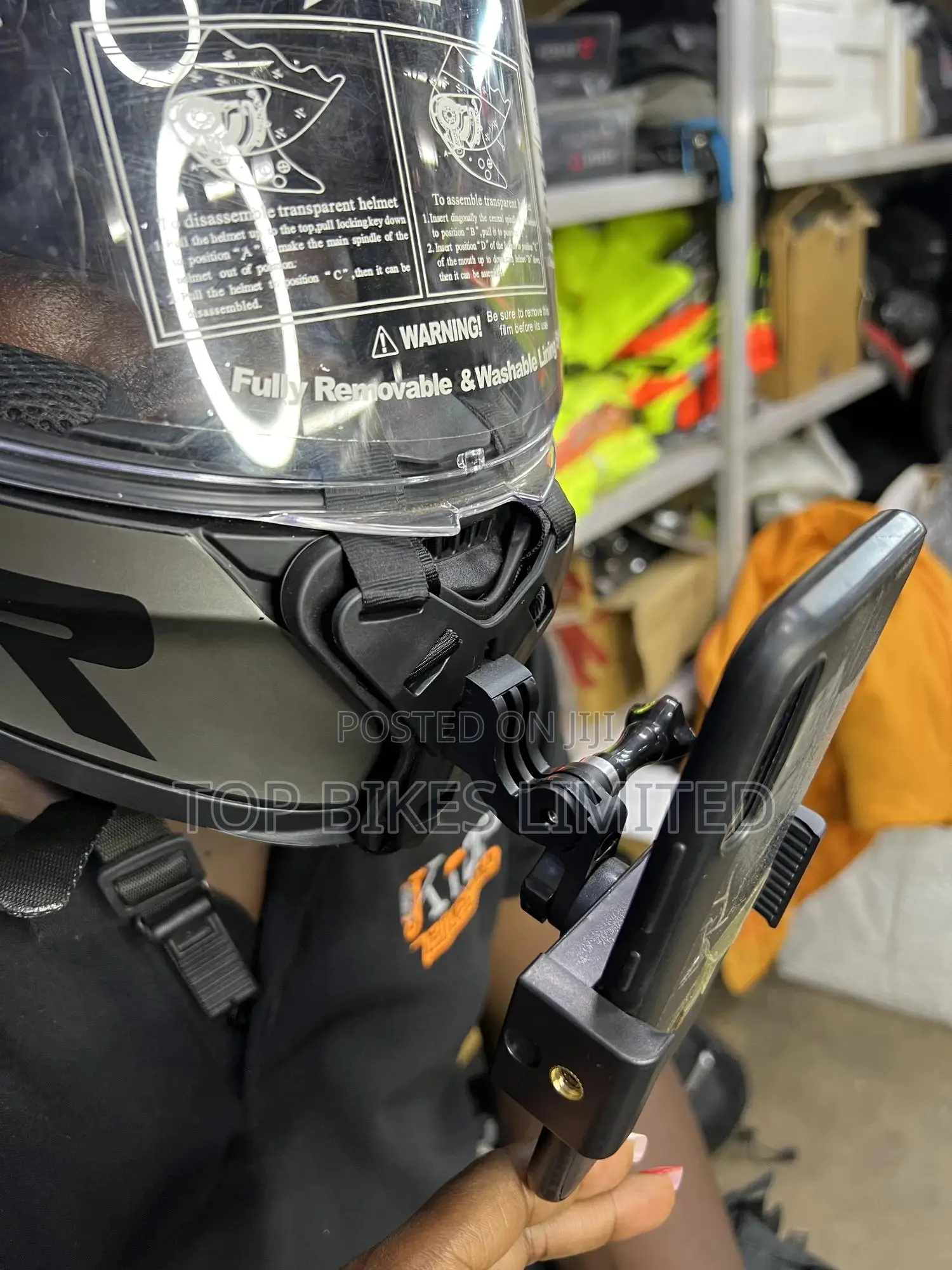 Helmet Phone Holder in Central Division - Safety Equipment & Protective ...