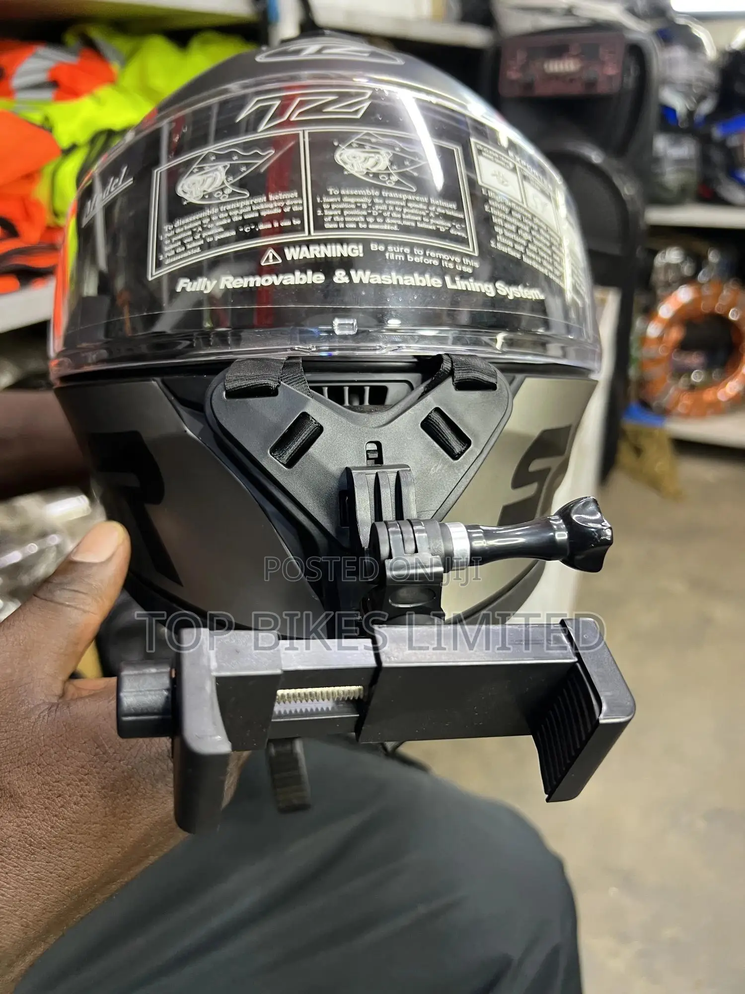 Helmet Phone Holder in Central Division - Safety Equipment & Protective ...