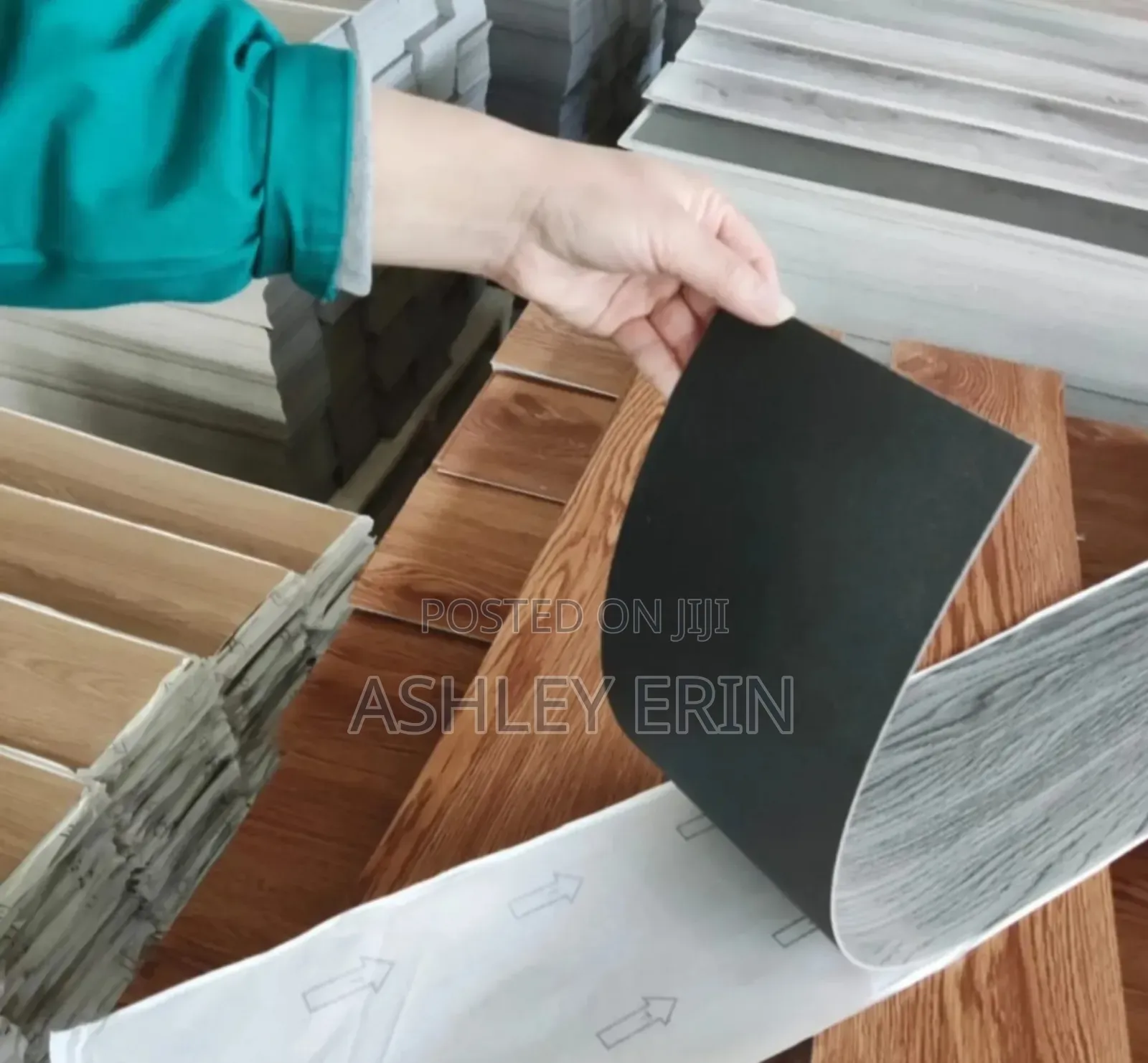 One Piece Waterproof Self Adhesive Pvc Vinyl Floor Tiles 91cm By 5cm in ...