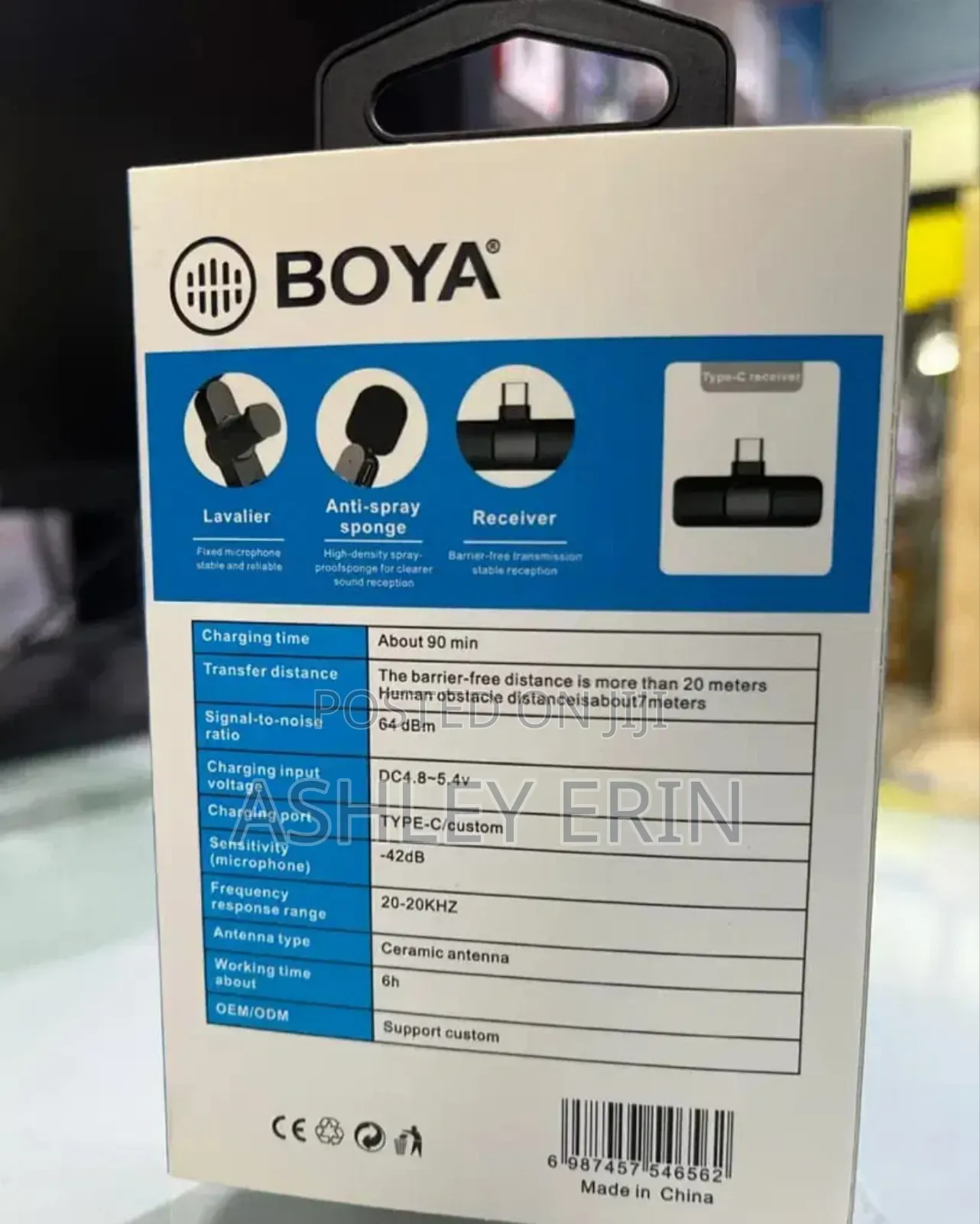 Boya by-Mw3 Wireless Microphone System. for sale - ASHLEY ERIN Price ...