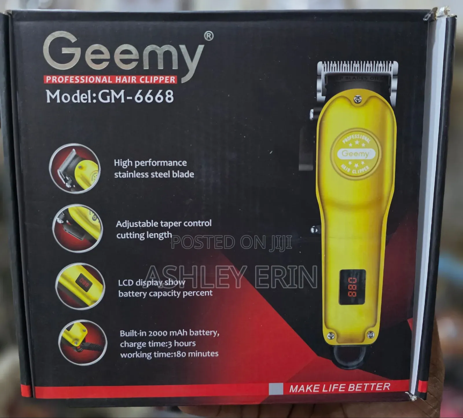 Geemy Gold Gm-6668 Professional Hair Clipper. in Central Division ...