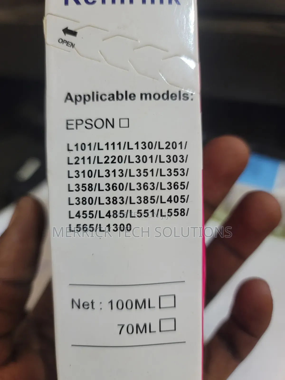 Generic Premium Magenta Refill Ink (100ml/70ml) for Epson Printers in ...