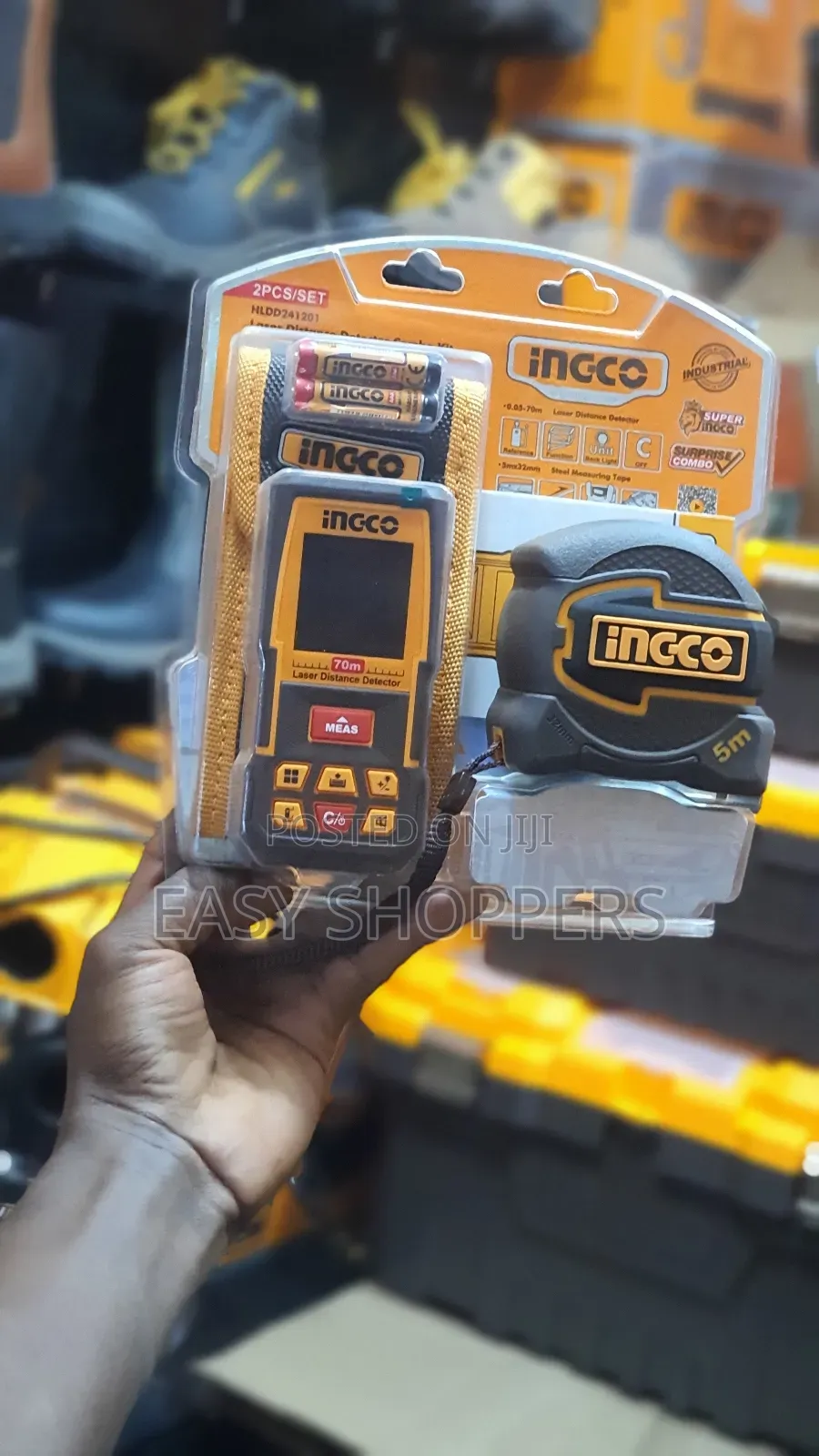 Ingco Laser Distance Detector Kit (70m and 5m Tape) in Central Division ...