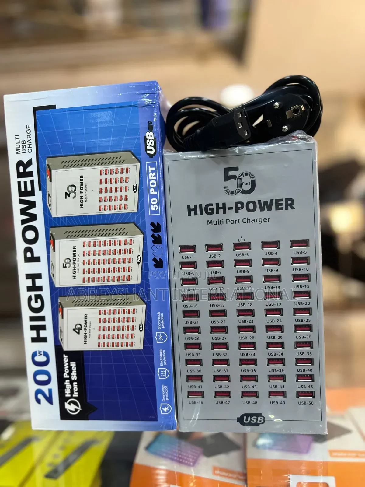 High-Power, 50-Port Usb Charging Station in Central Division ...