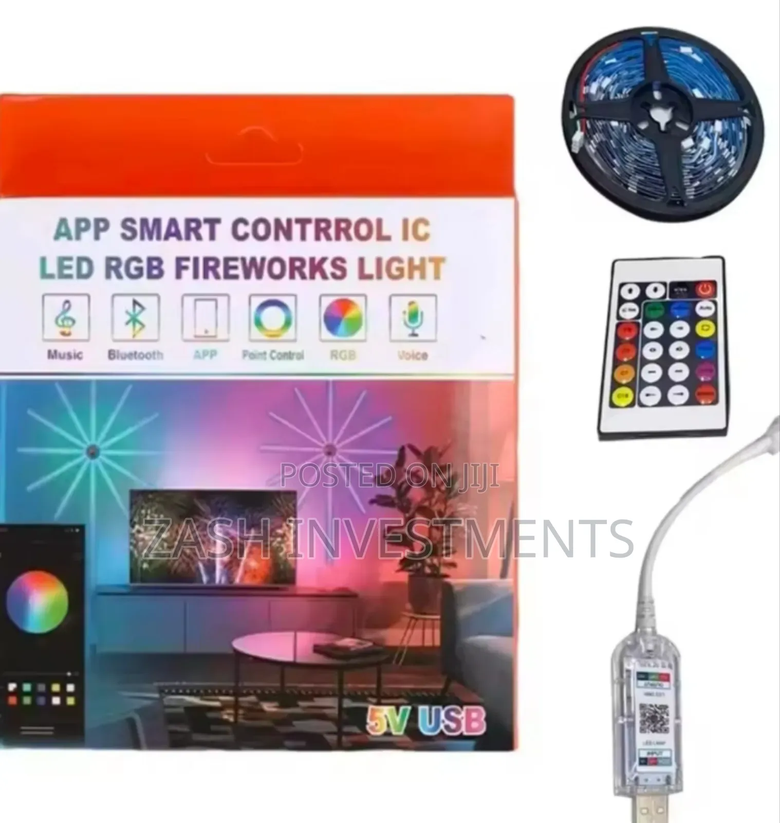 App Smart Control Ic Led RGB Fireworks Light Kit in Central Division ...