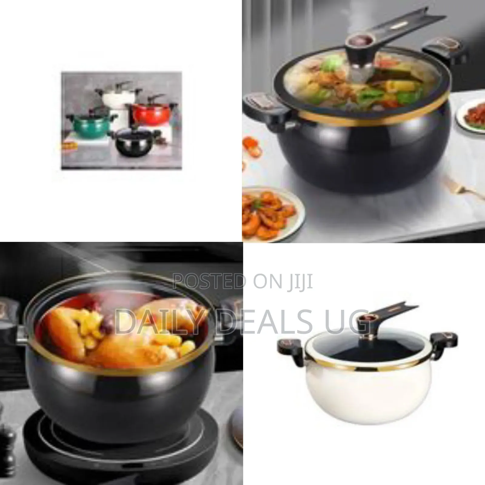 Versatile Non-Stick Multi-Functional Cooking Pot - Multicolor in ...