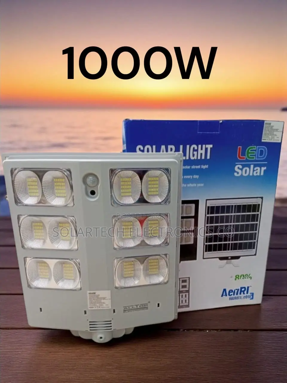 1000w All-Top Led Solar Street Light – Automatic Long Lasting in ...