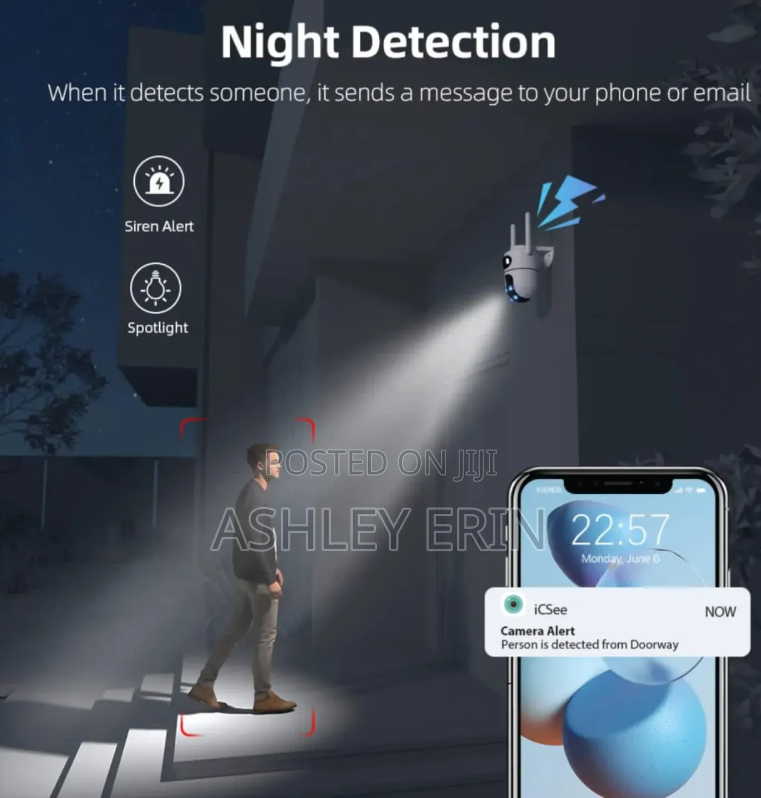 Multi-Lens View Camera, an Outdoor and Indoor Wi-Fi Smart Camera. in ...