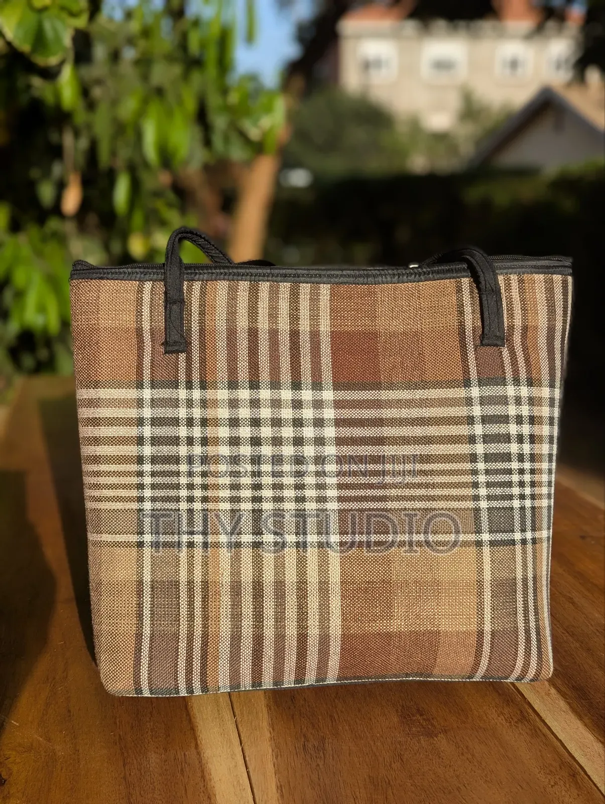 Tote Material Bag Checked in Rubaga - Bags, Martha Wills | Jiji.ug