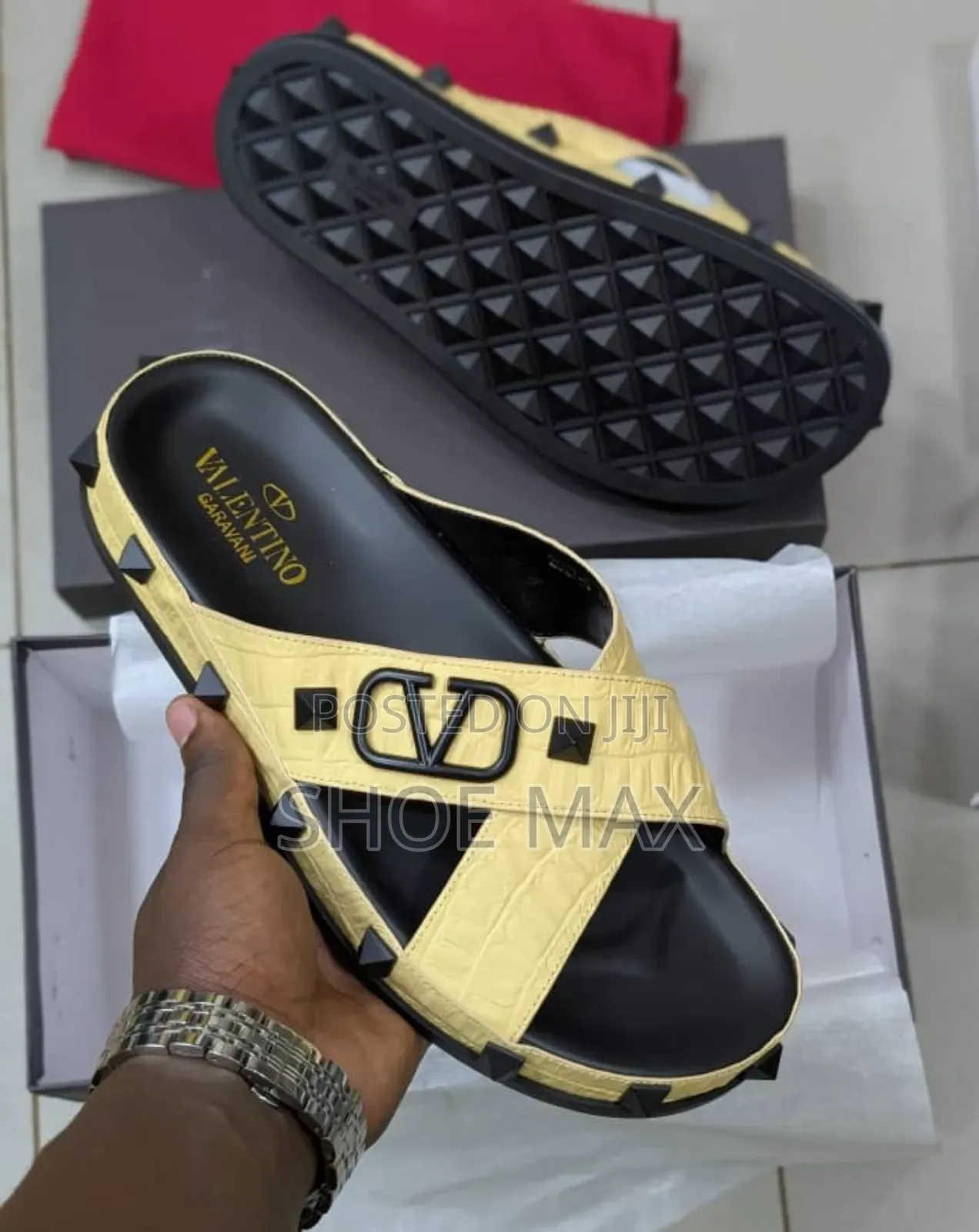 Valentino Garavani Men's Slide Sandals. X Design in Central Division ...