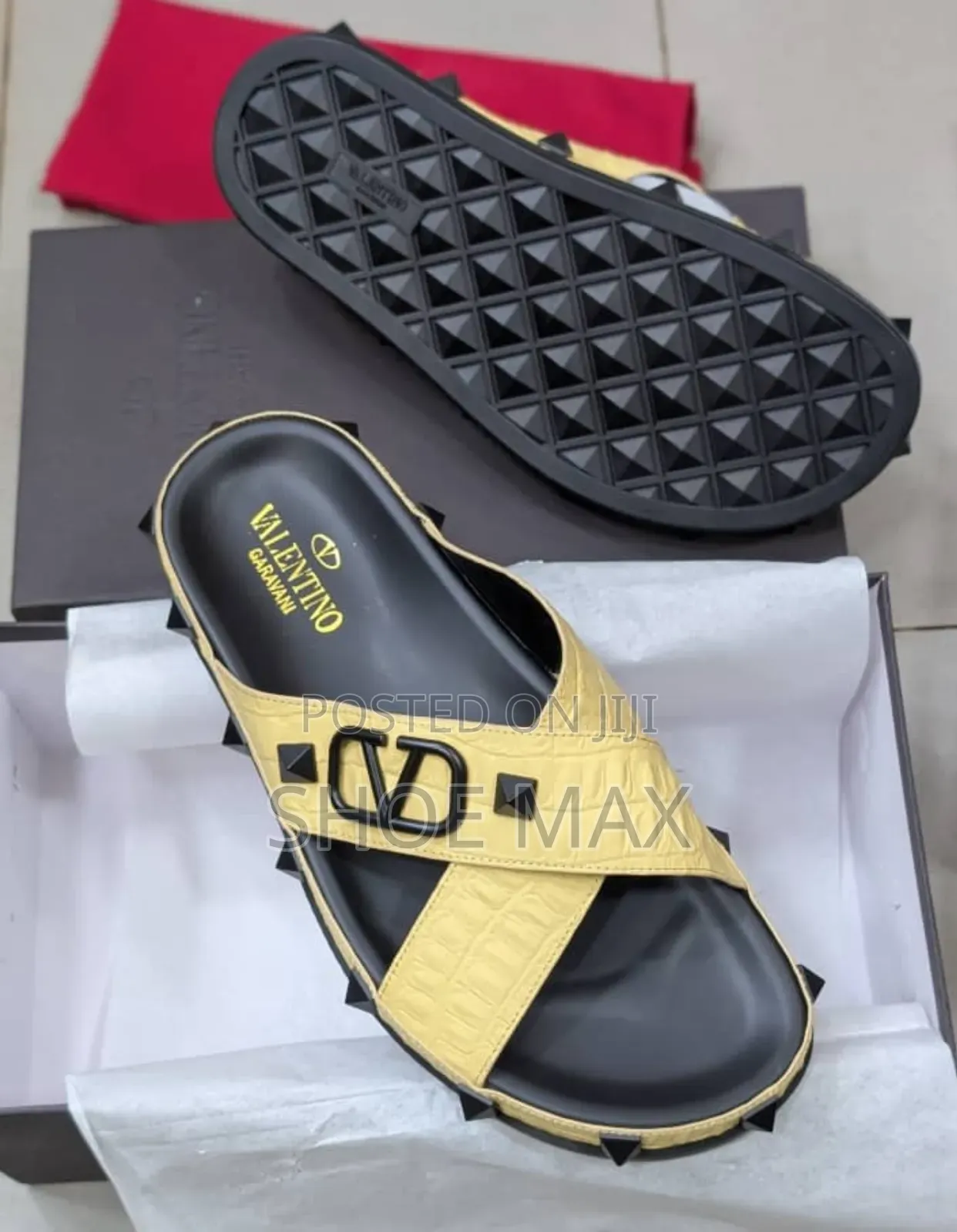 Valentino Garavani Men's Slide Sandals. X Design in Central Division ...