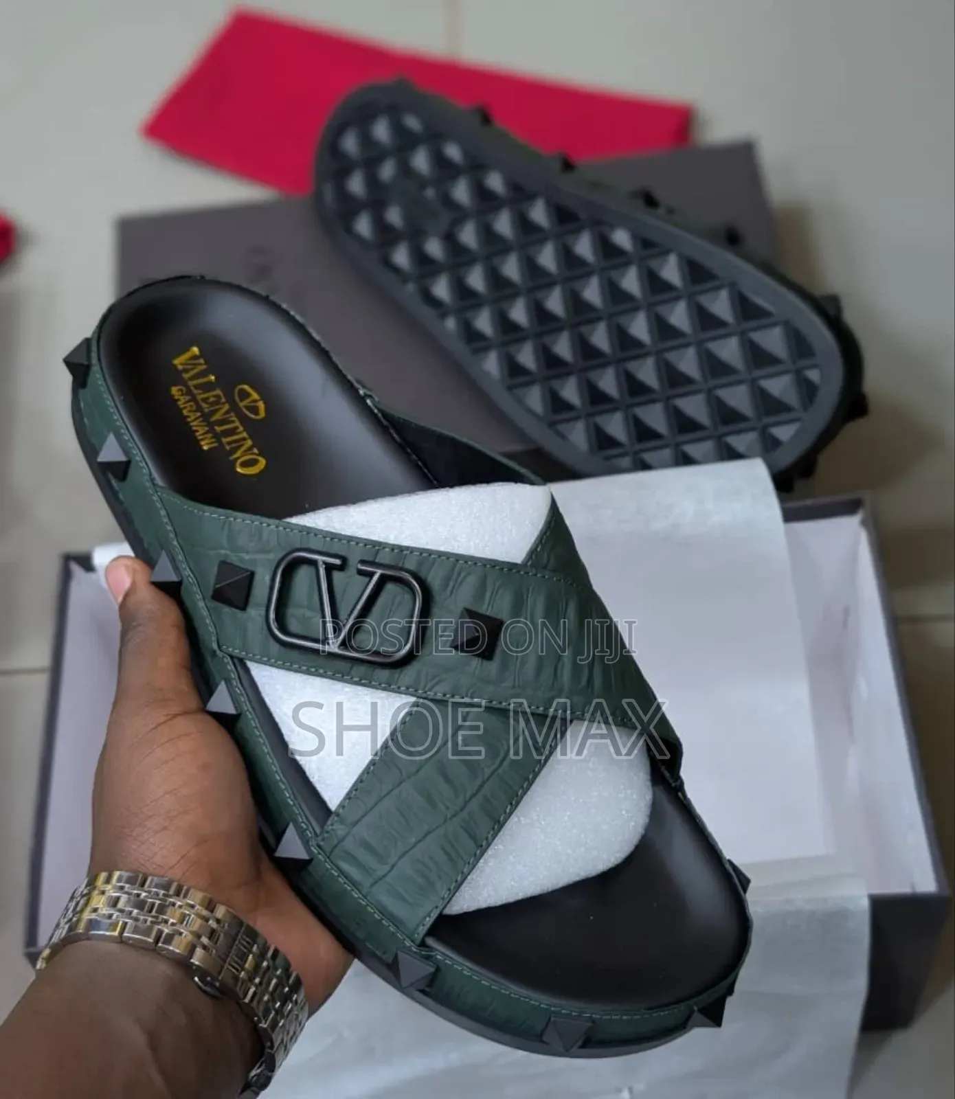 Valentino Garavani Men's Slide Sandals. X Design in Central Division ...