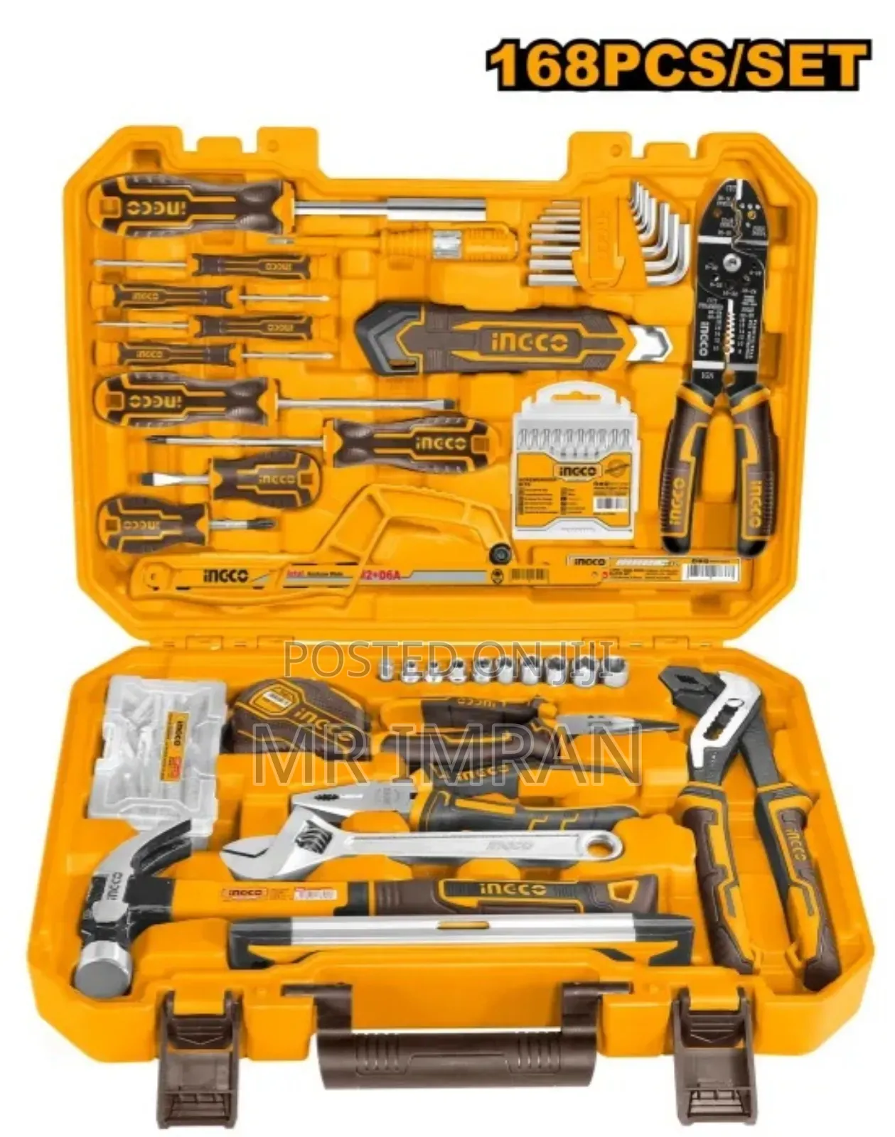 Ingco 168-Piece Hand Tool Set (Hkthp21681). in Central Division - Hand ...