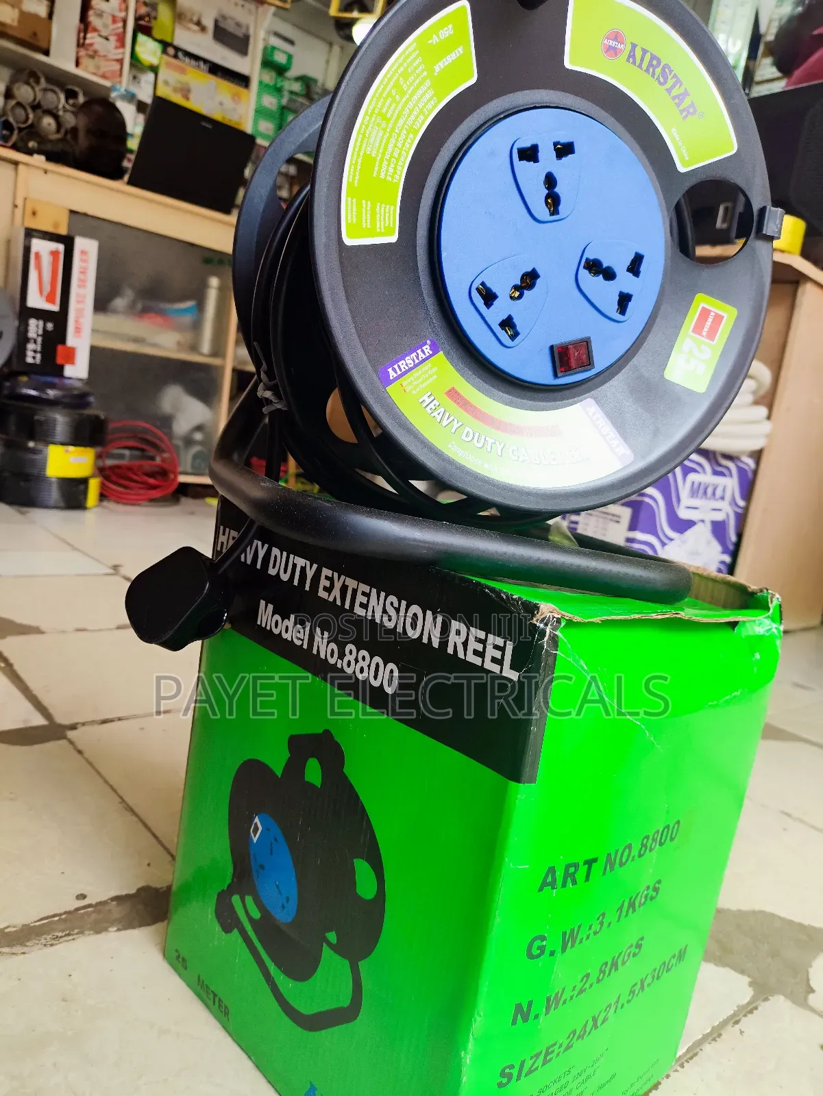 High Quality Extension Cable Reel for 25meters in Central Division ...