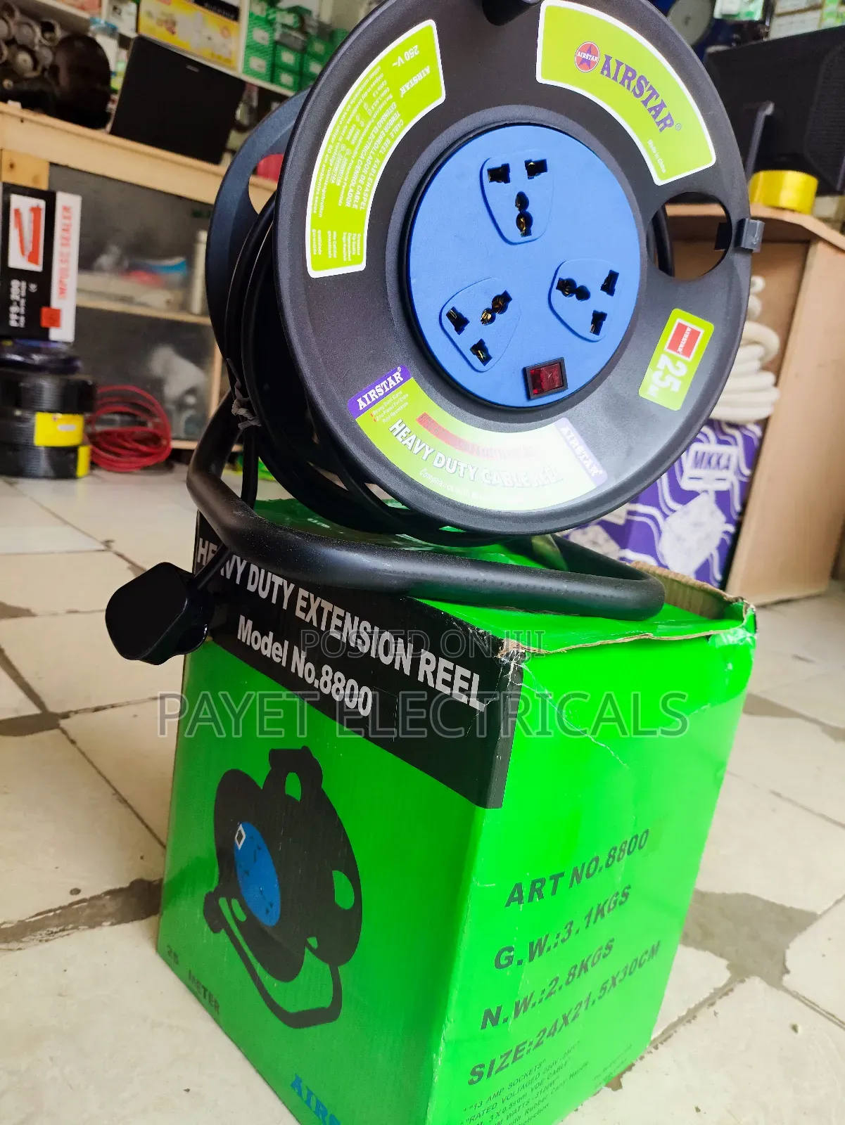 High Quality Extension Cable Reel for 25meters in Central Division ...