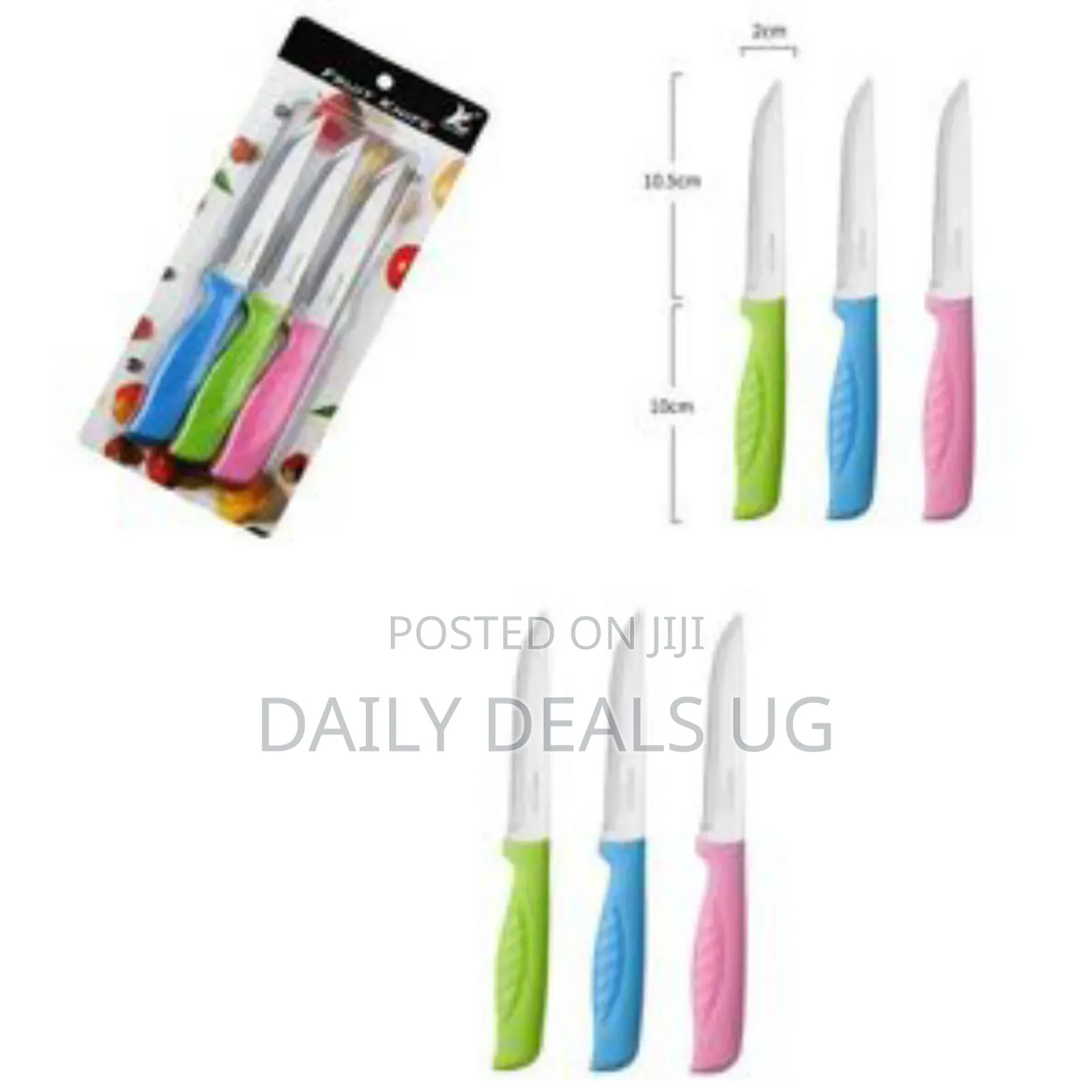 Pack of 6 Sharp Mini Knives - Multi Colors in Central Division ...