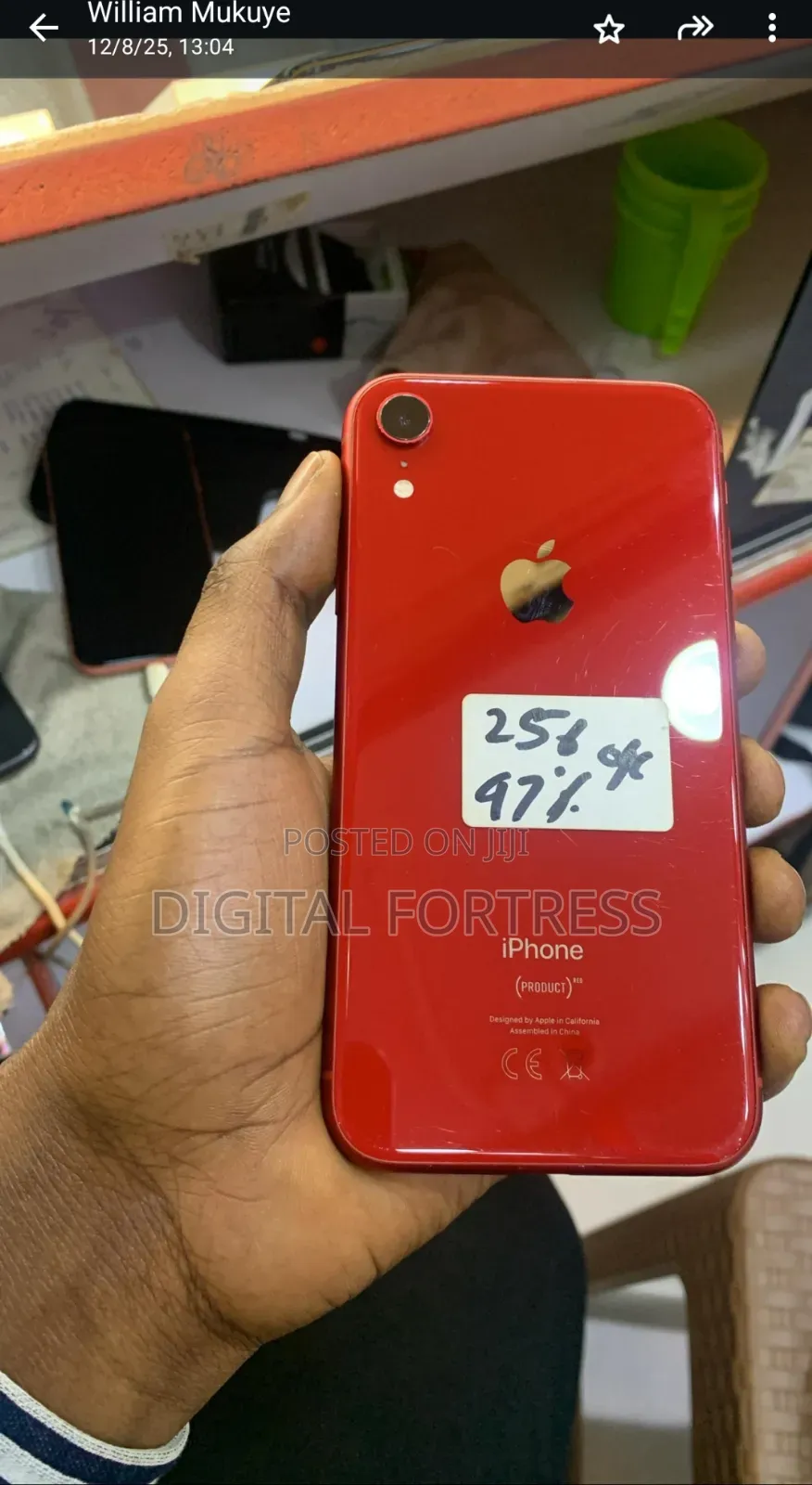 Apple iPhone XR 256 GB Red in Central Division - Mobile Phones, Digital ...