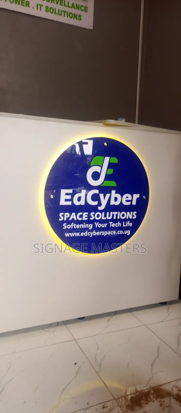 Back Lit 2d Acrylic Desk Logo in Central Division - Printing Services ...