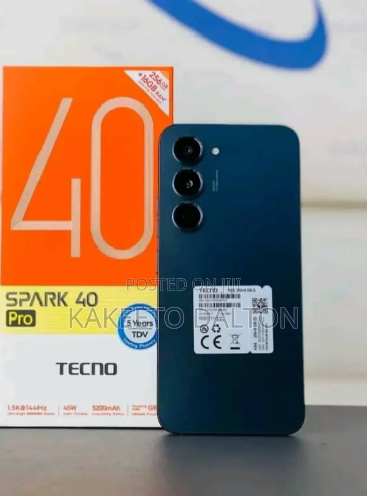 New Tecno Spark 40 Pro 256 GB Black in Central Division - Mobile Phones ...