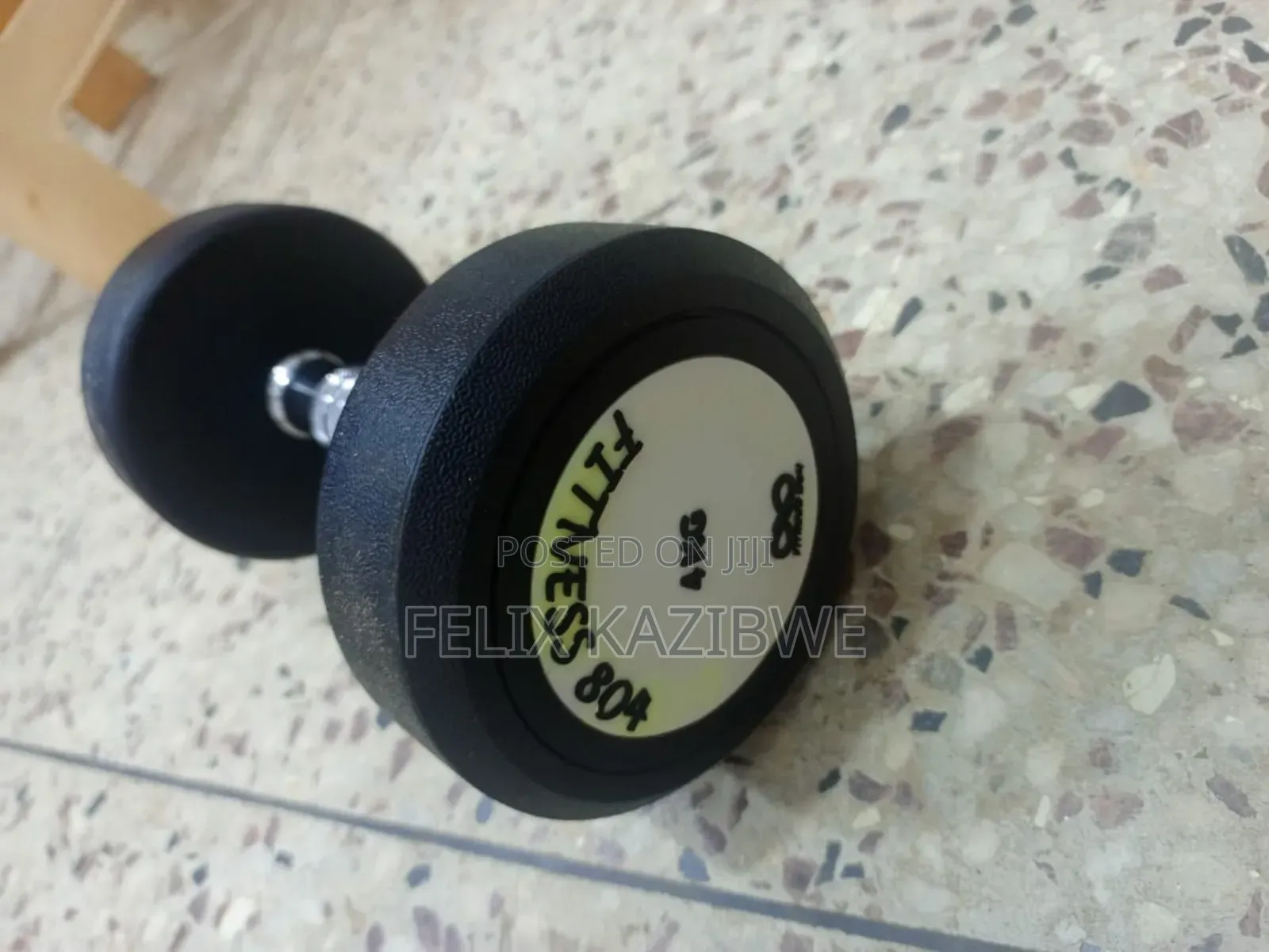 4kg Rubber Coated Dumbbell. in Central Division - Sports Equipment ...