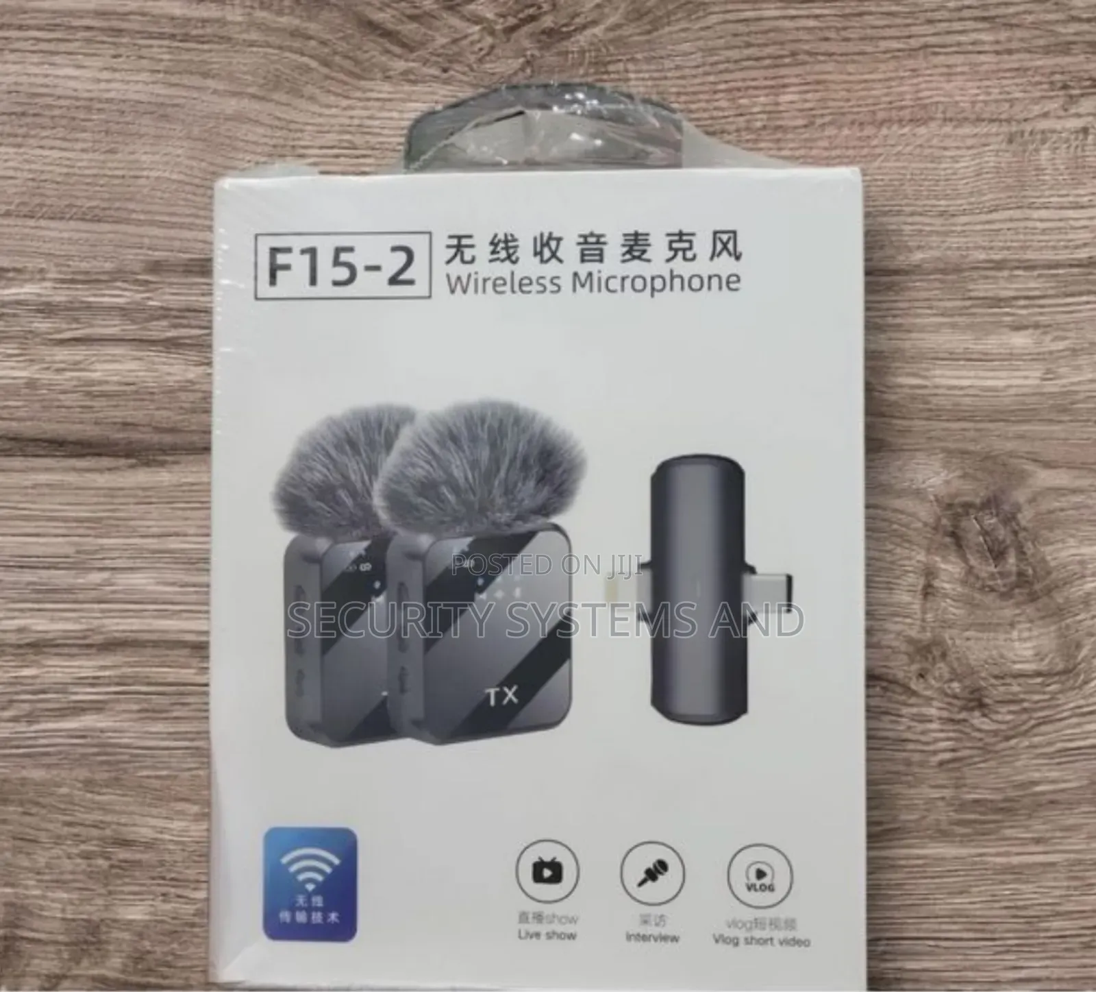 F15-2 Wireless Lavalier Microphone Cordless Microphone- Interview in ...