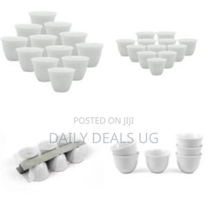 Versatile Set of Classic White Coffee / Tasting Cups (6 Pieces) in ...