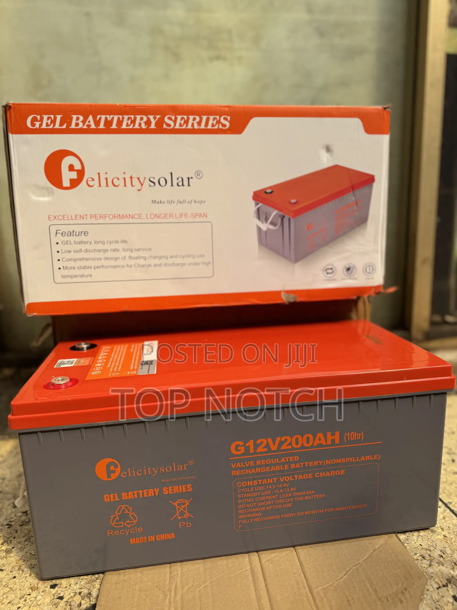 200ah/12v Felicity Battery for sale - TOP NOTCH Price: USh 980,000 on ...