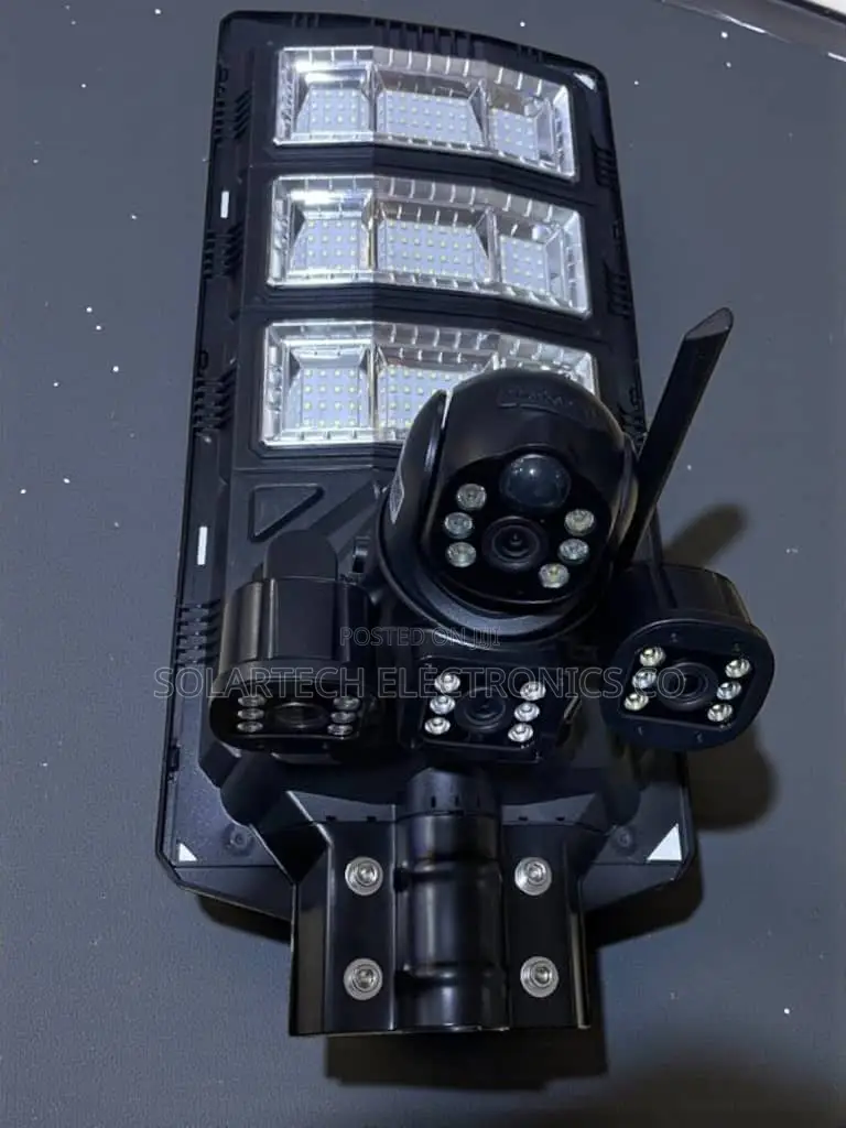 All-Weather 450w Solar Light Triple-Lens Camera in Central Division ...