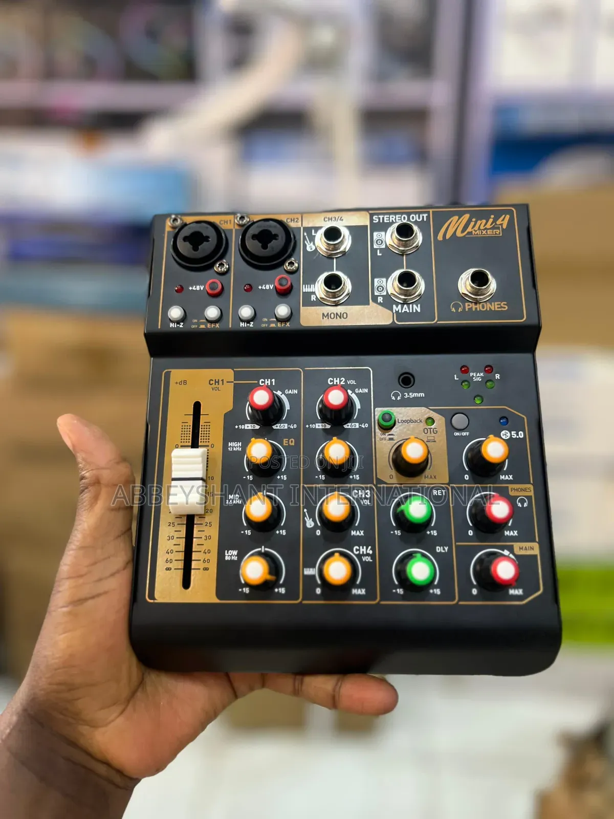 Mini 4 Mixer Sound Card in Central Division - Audio & Music Equipment ...