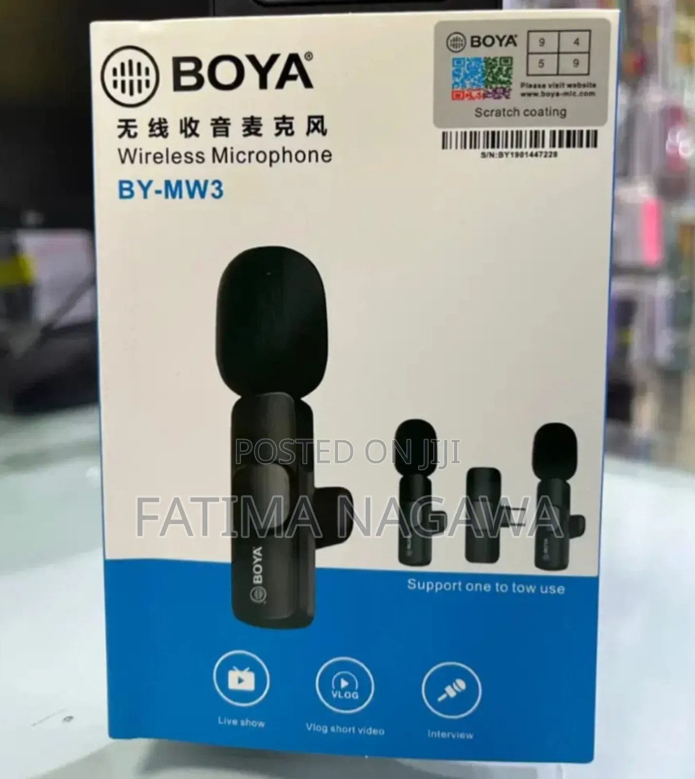 Boya by-Mw3 Wireless Microphone System in Central Division - Audio ...