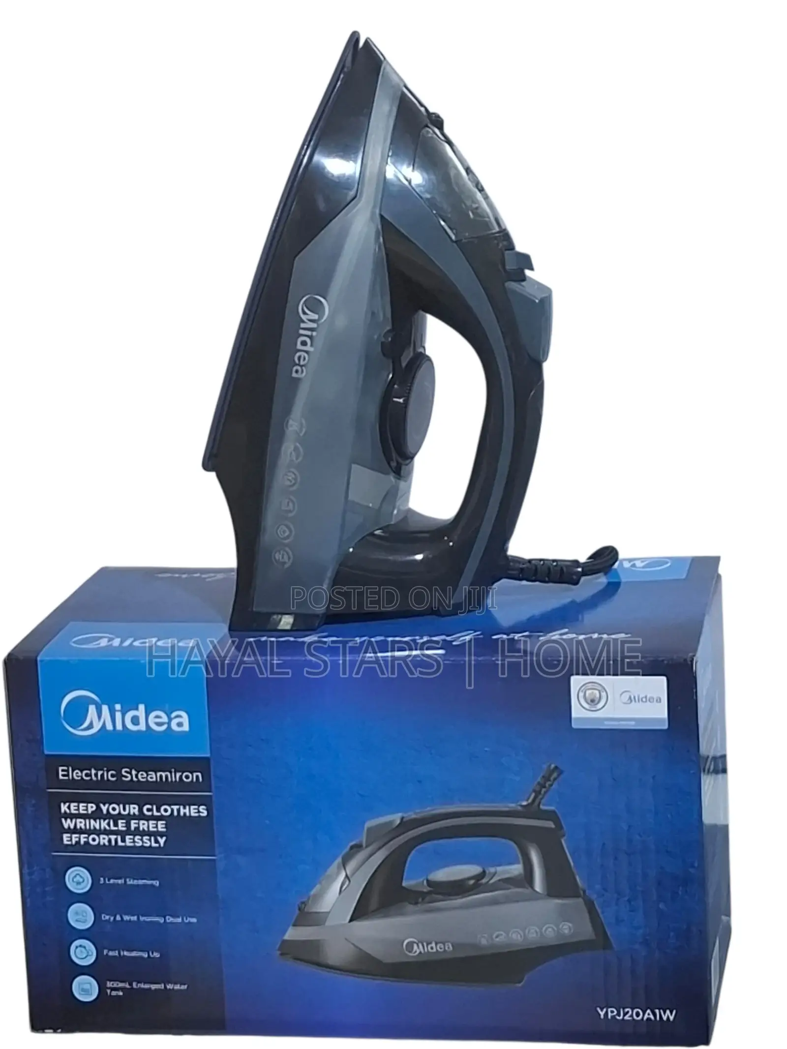Midea Steam Iron 300ml Water Tank With Ceramic Soleplate in Central ...