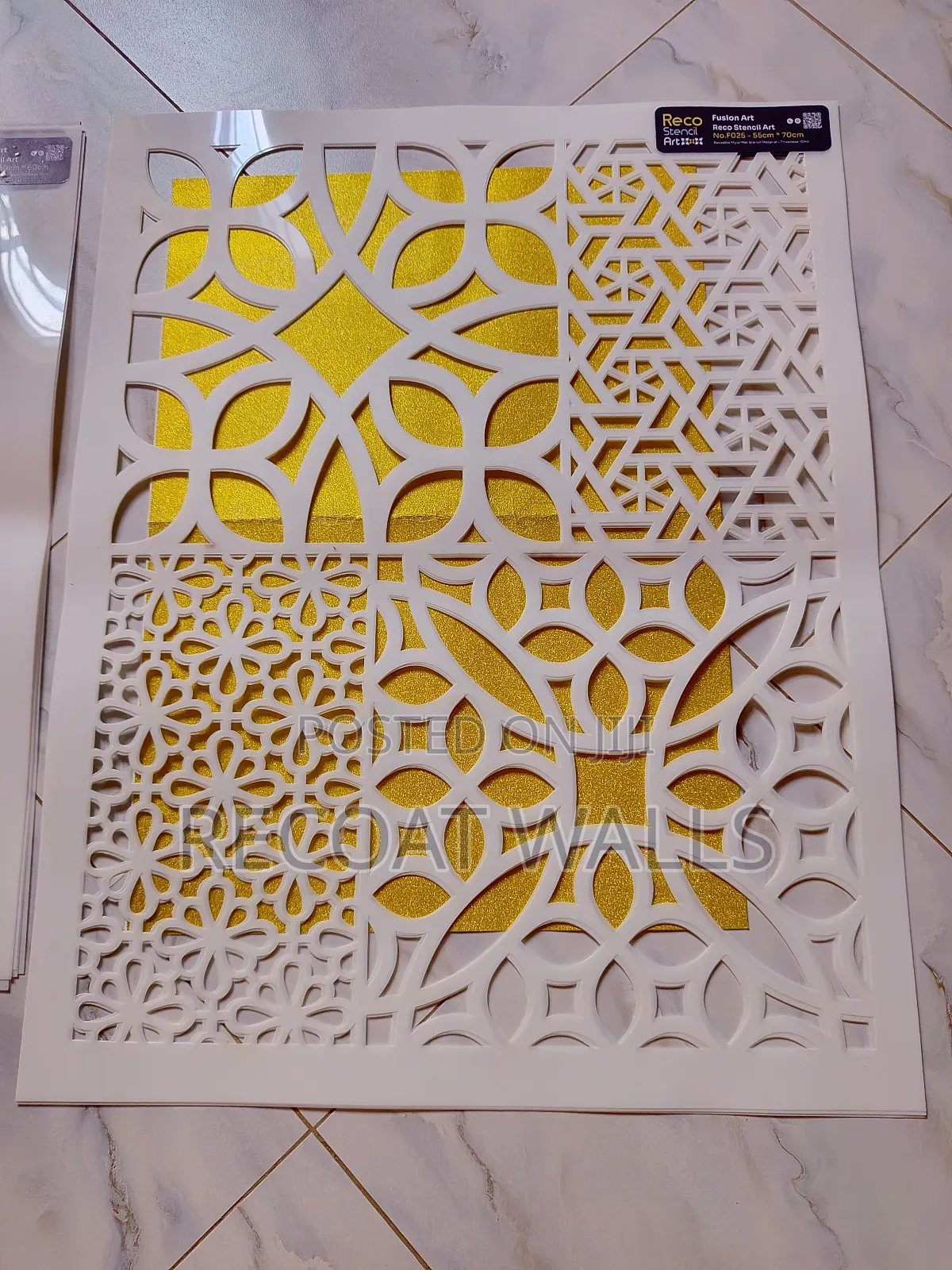 Reco - Large Professional Fusion Stencil Motif Art! in Central Division ...