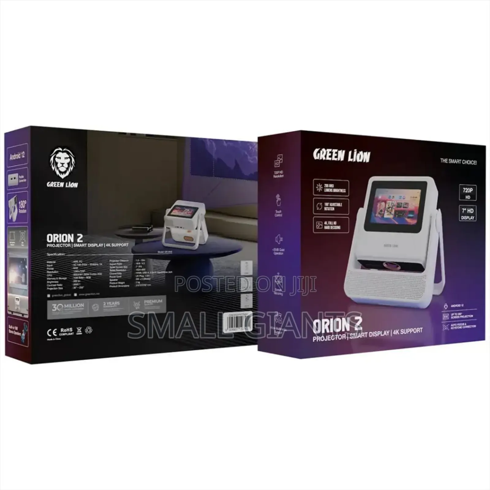 Green Lion Orion 2 Smart Projector With Smart Display Support in ...