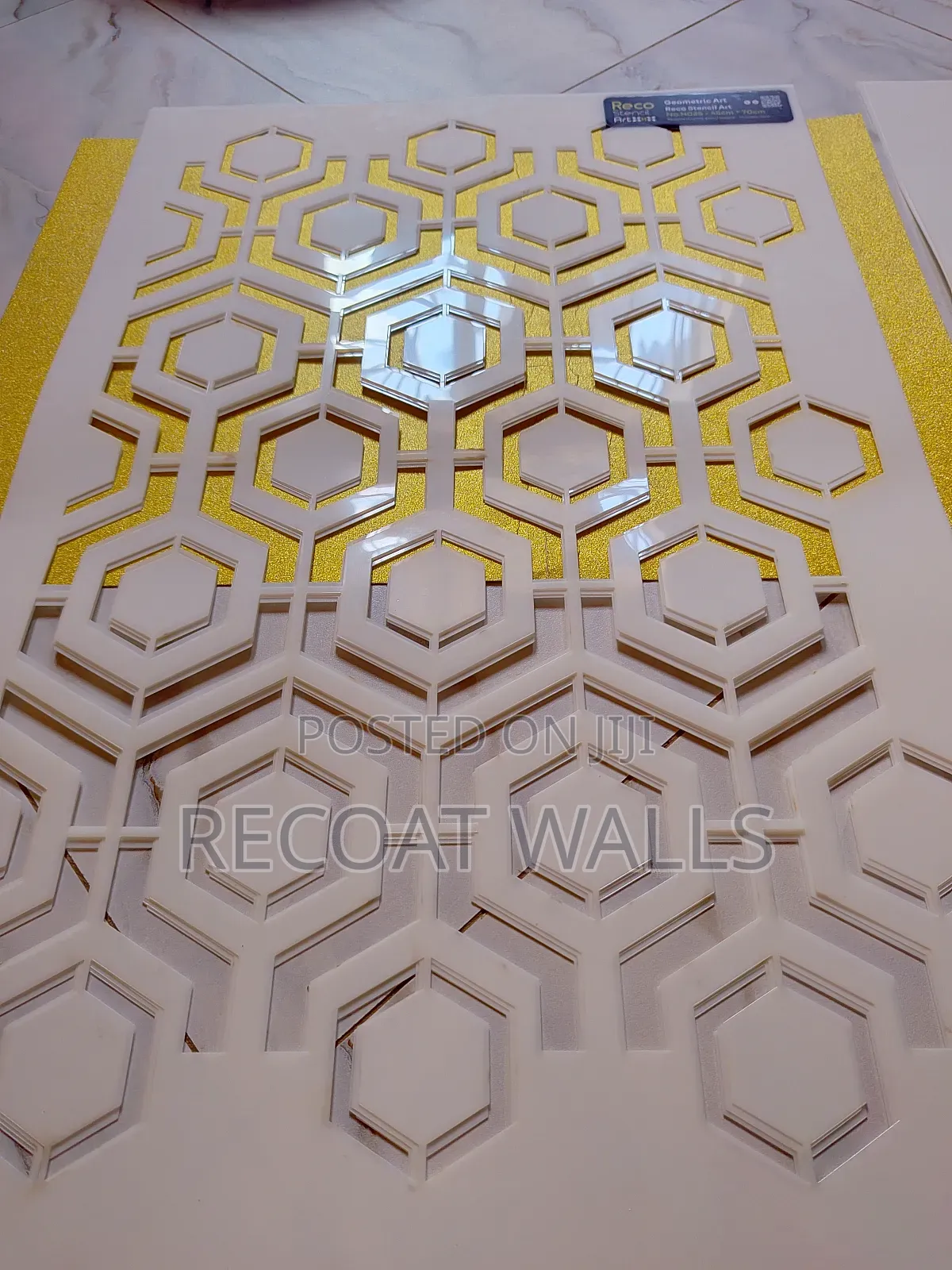 Reco - Large Professional Geometric Hexagon Stencil Motif Art! in ...