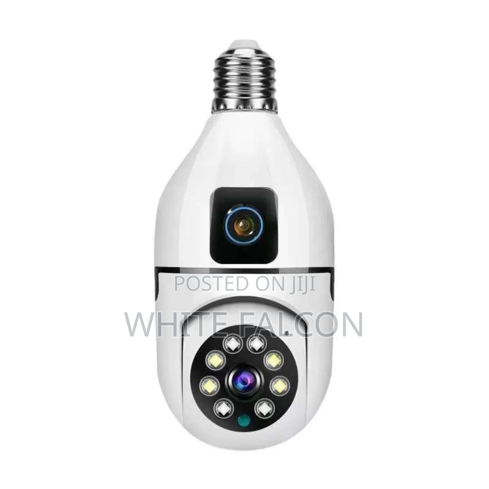 Dual Lens Bulb Camera E27 Full Color, Night Vision Auto Tracking in ...