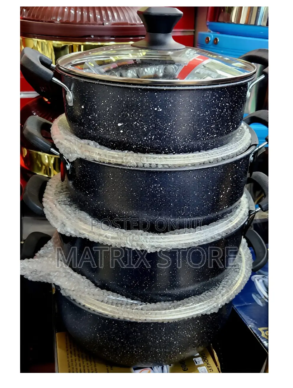 Set of Non-Stick Cookware Saucepans Serving Dishes in Central Division ...