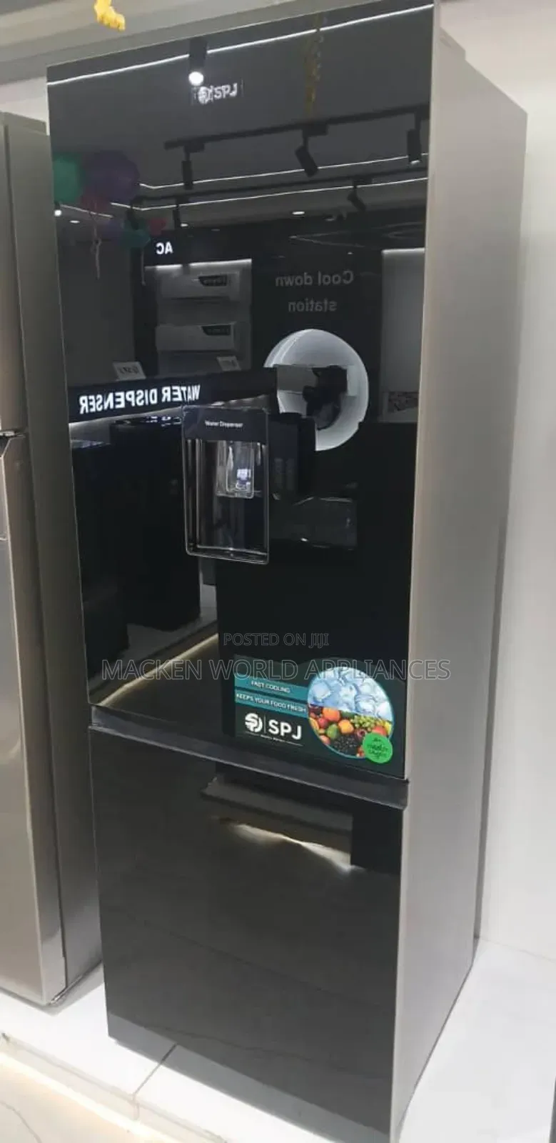 429l SPJ Double Door Fridge With Bottom Freezer,Water Dispenser in ...