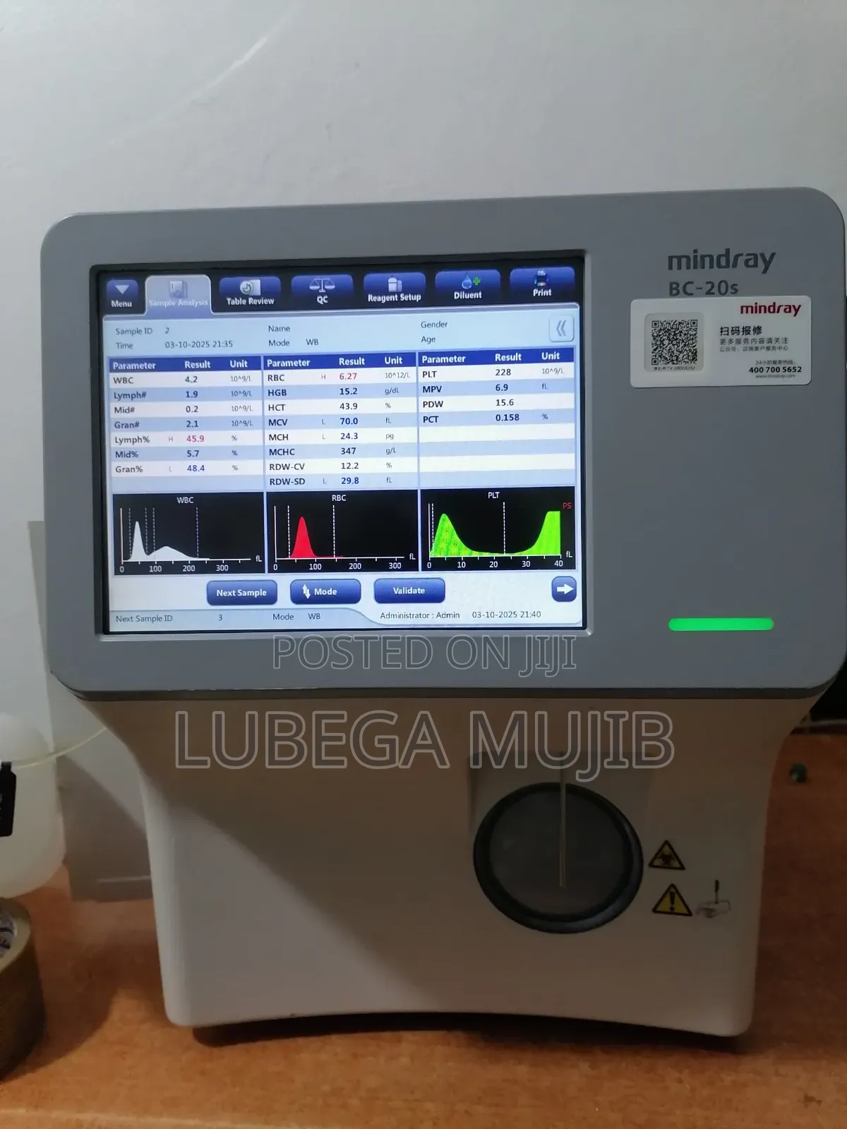 CBC Machine in Kawempe - Medical Equipment & Supplies, Lubega Mujib ...