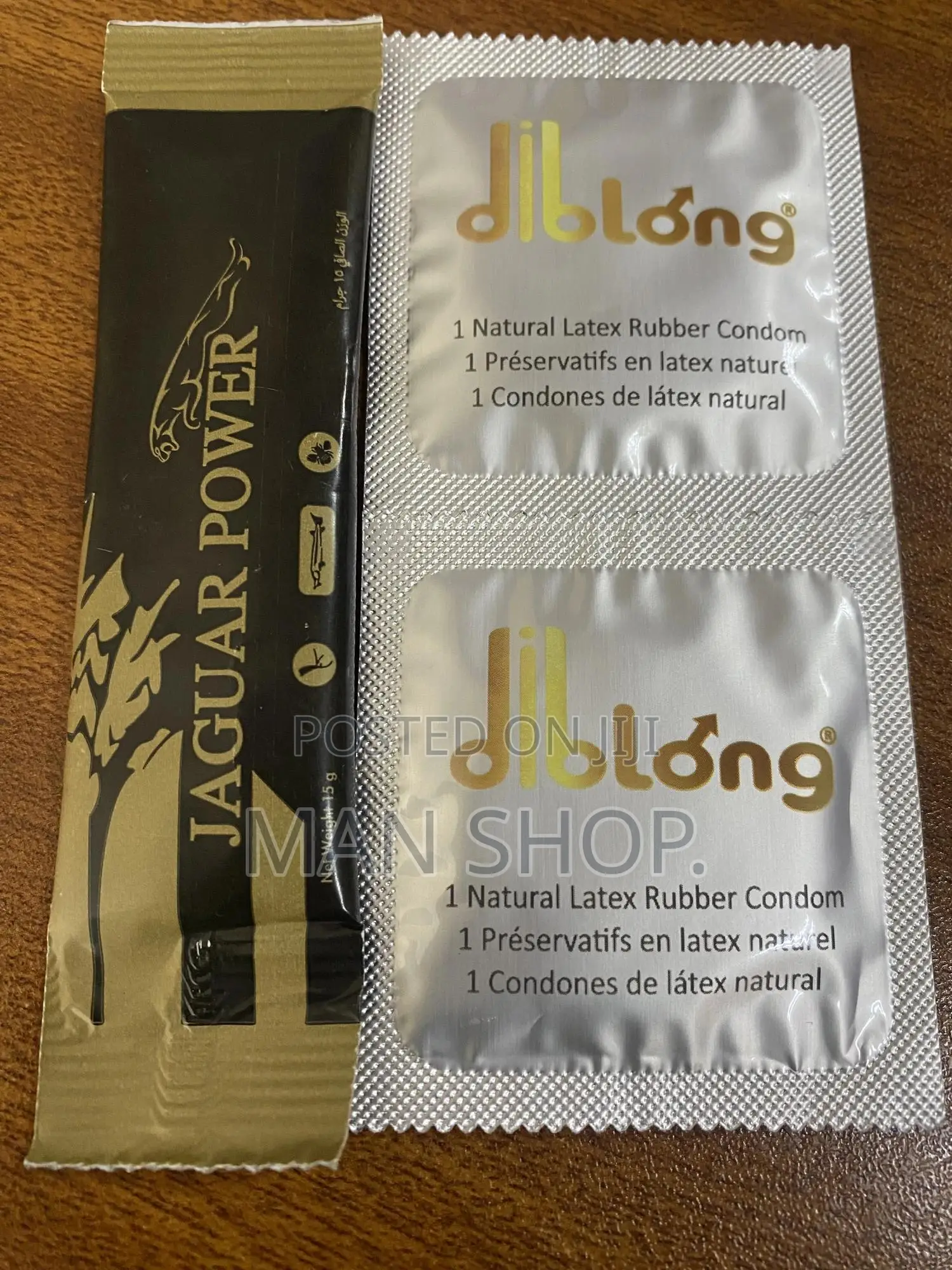 Jaguar Man Power Honey.1 Sachet.Win 2 PCS of Condoms in Central ...