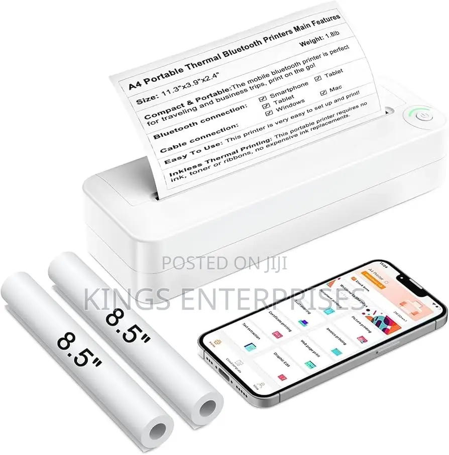 Wireless Portable Inkless Thermal Printer in Central Division ...
