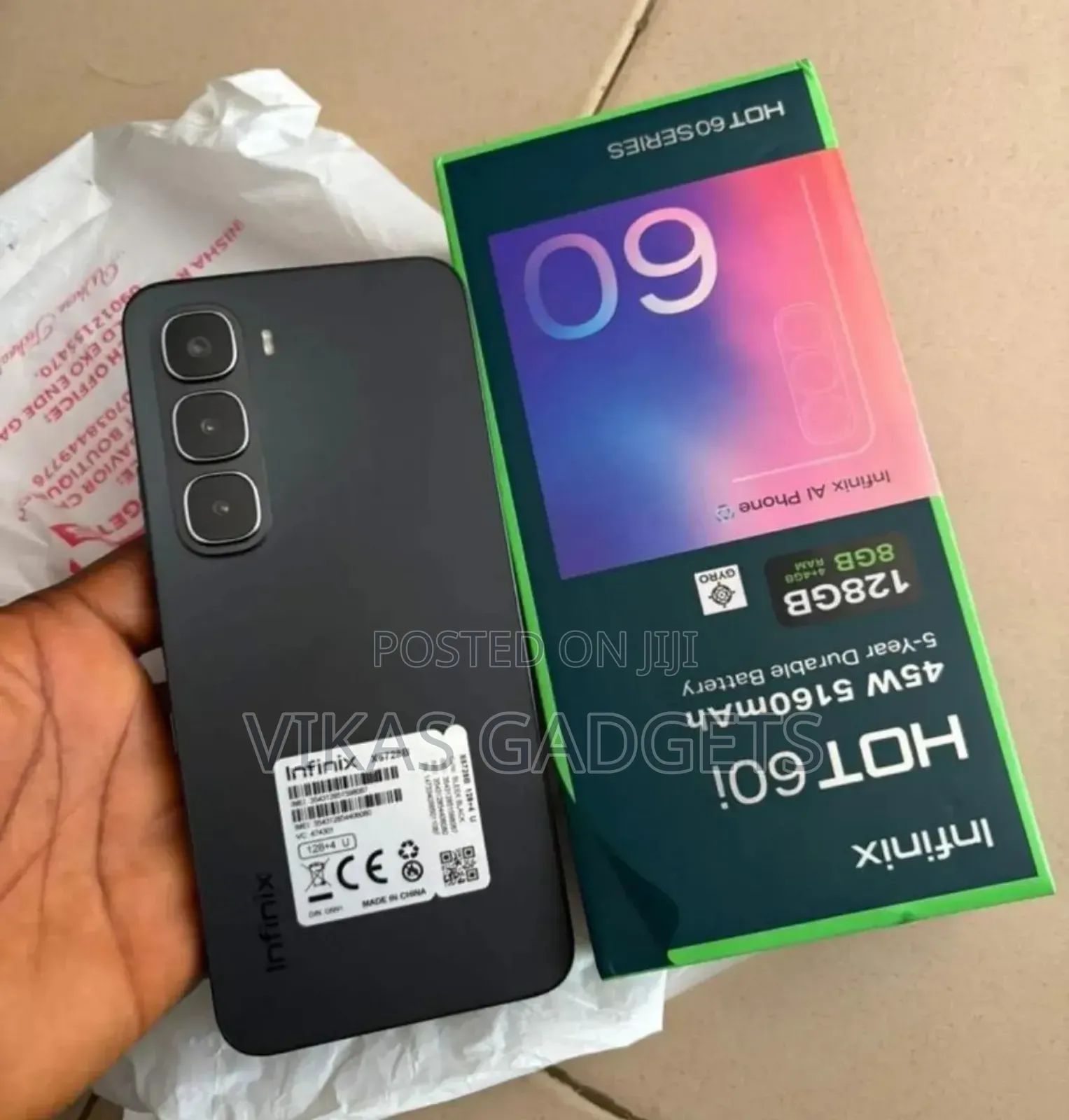 New Infinix Hot 60i 256 GB Black in Central Division - Mobile Phones ...