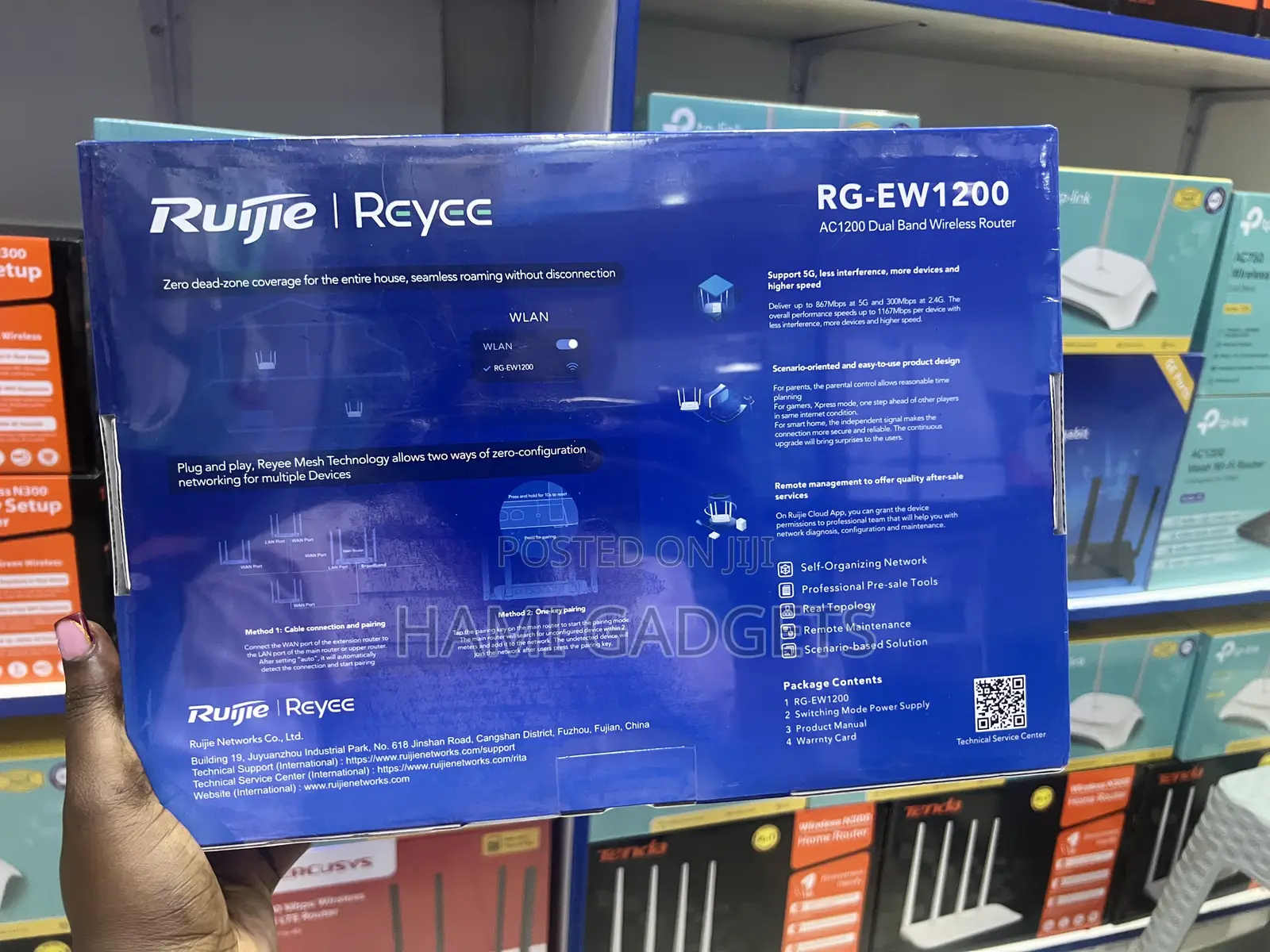 Ruijie Reyee Rg-Ew1200 Ac1200 Dual Band Wireless Router in Central ...